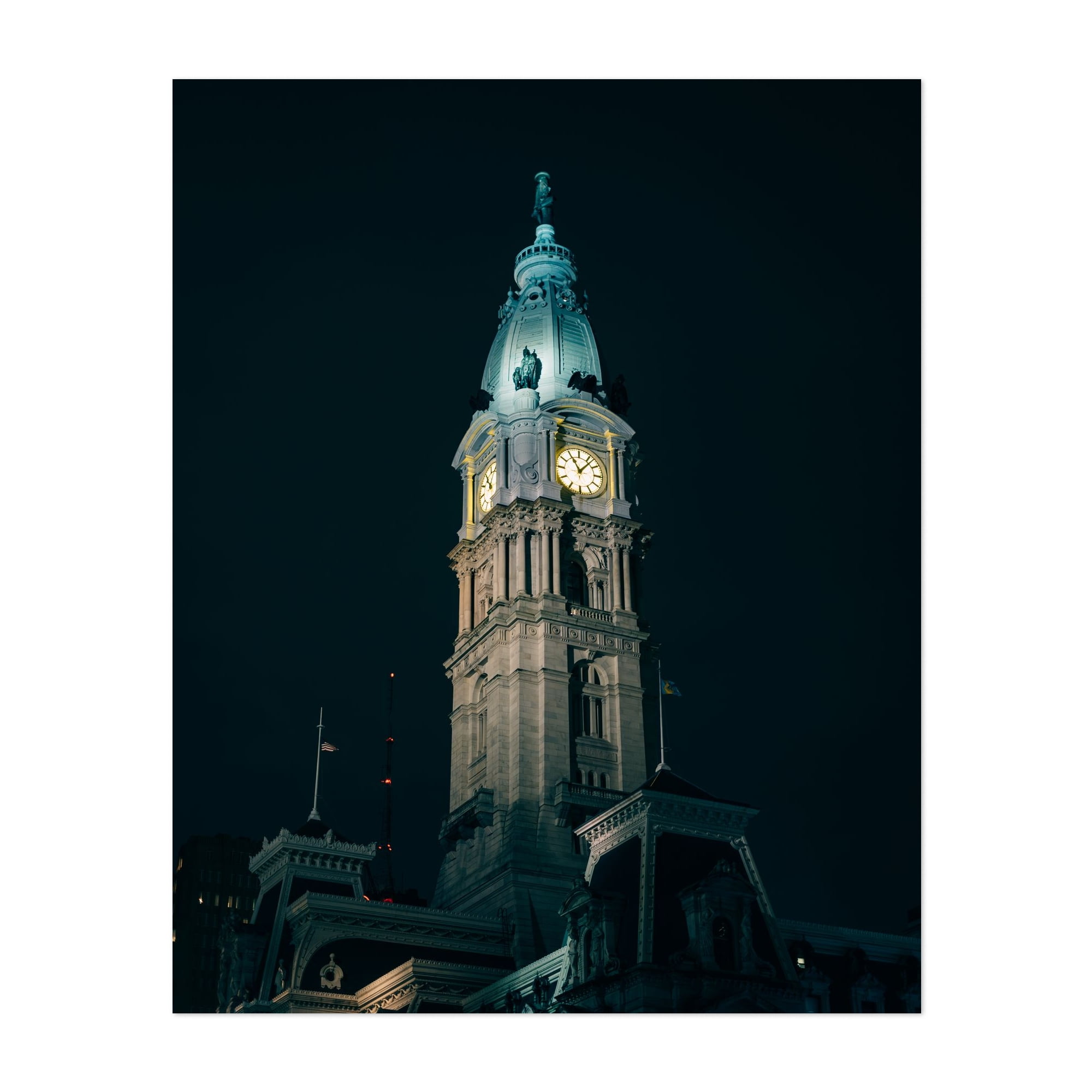 Philadelphia City Hall at Night - Philadelphia Pennsylvania Photography ...