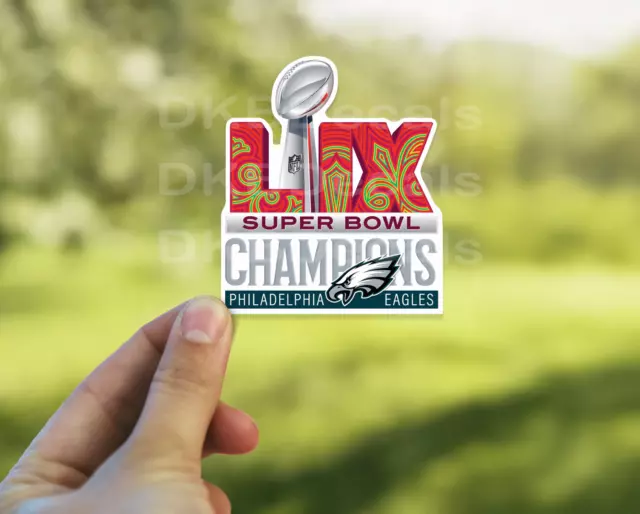 Philadelphia Ea.Gles - Super Bowl Lix Champions Sticker Phone Decal ...