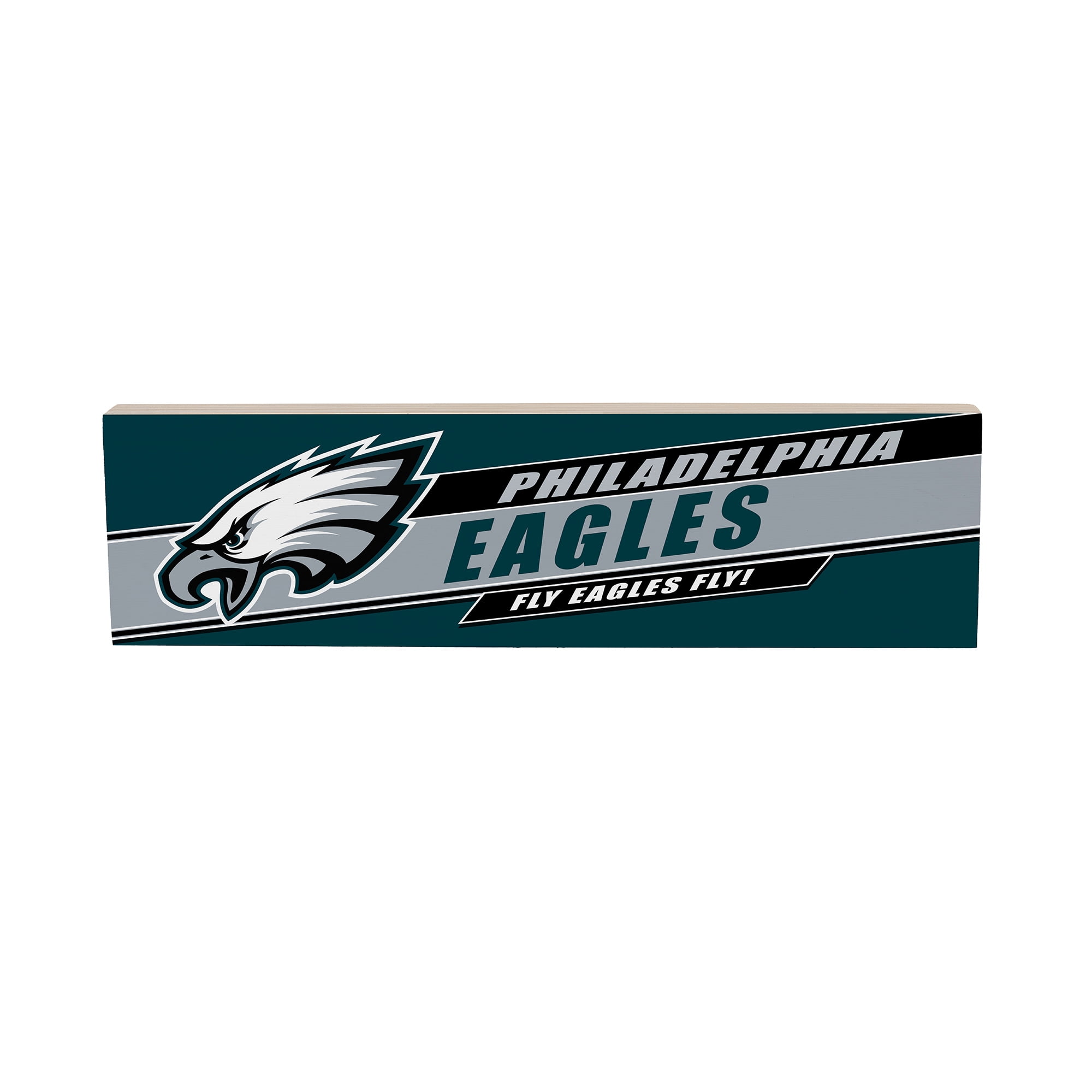 Philadelphia Eagles 5" x 18" Shadow Logo Wood Mantle Sign - Walmart.com