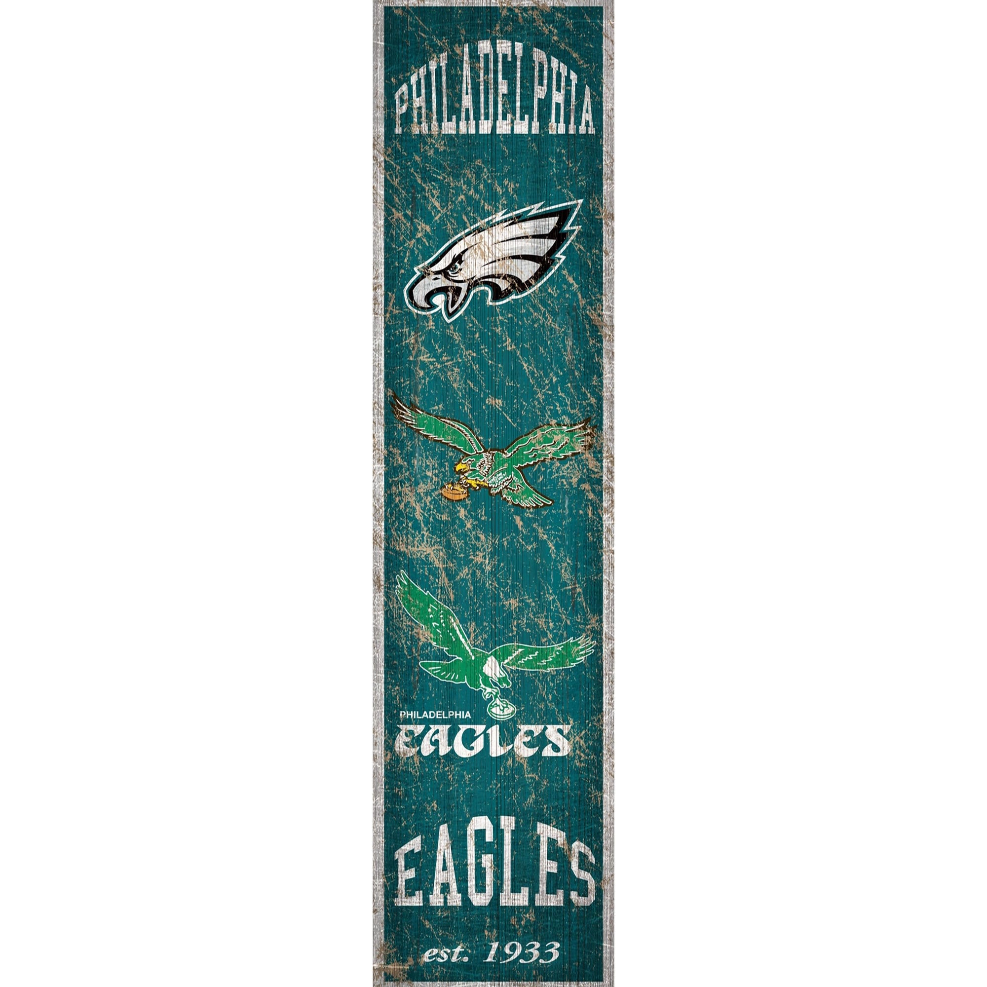Philadelphia Eagles 6'' x 24'' Vertical Heritage Banner Sign - Walmart.com