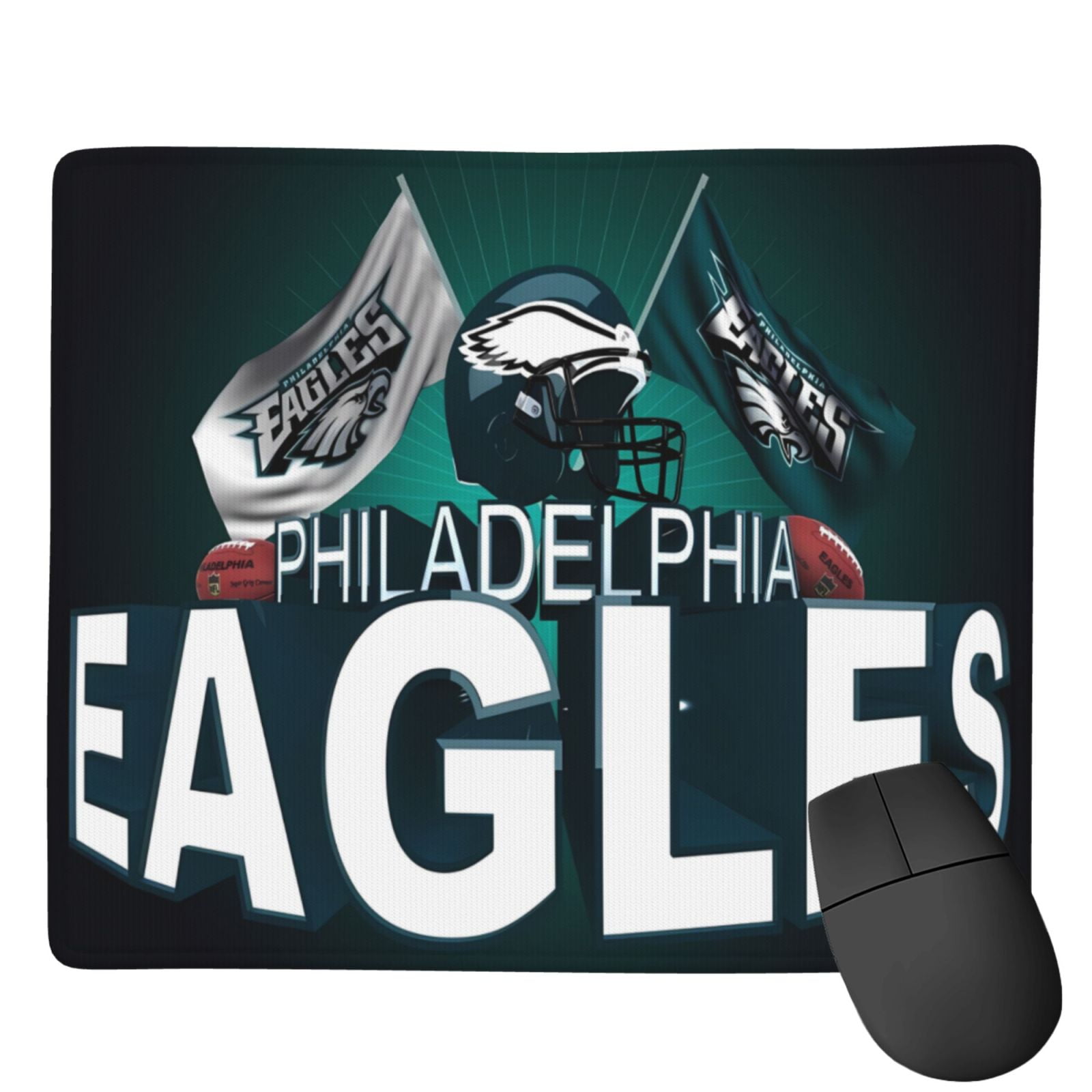 Eagles Anti_slip rubber mouse pad football team pattern printed mouse ...