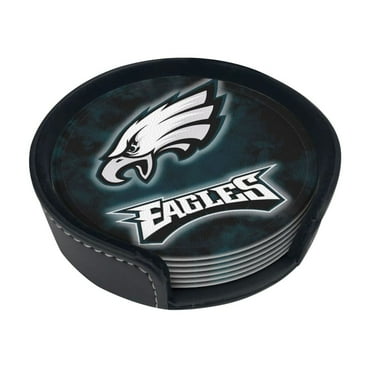 Dacasso Classic Black Leather Round Coaster - Walmart.com