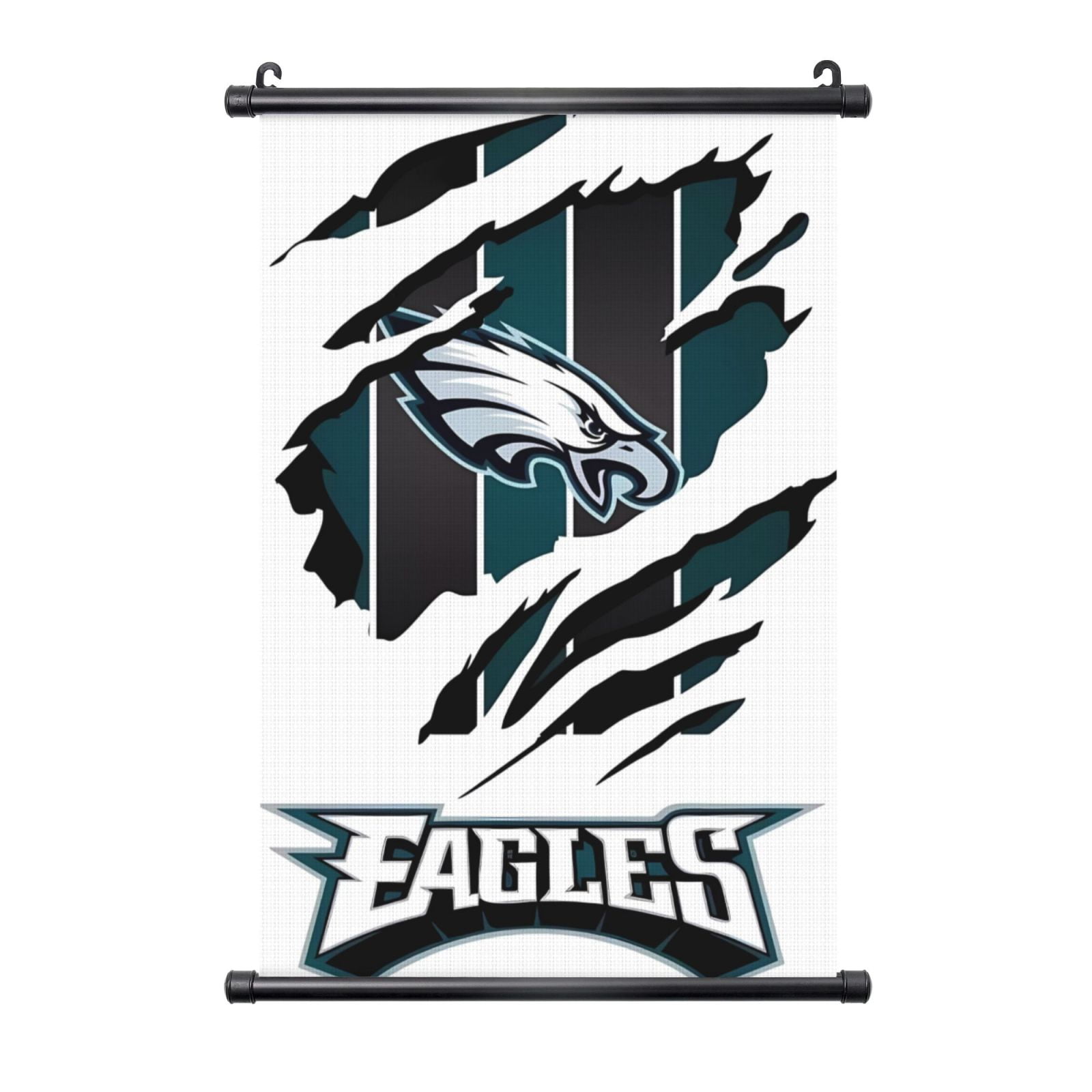 Eagles Football Football Team Custom Pvc Black Axis Hanging Painting ...