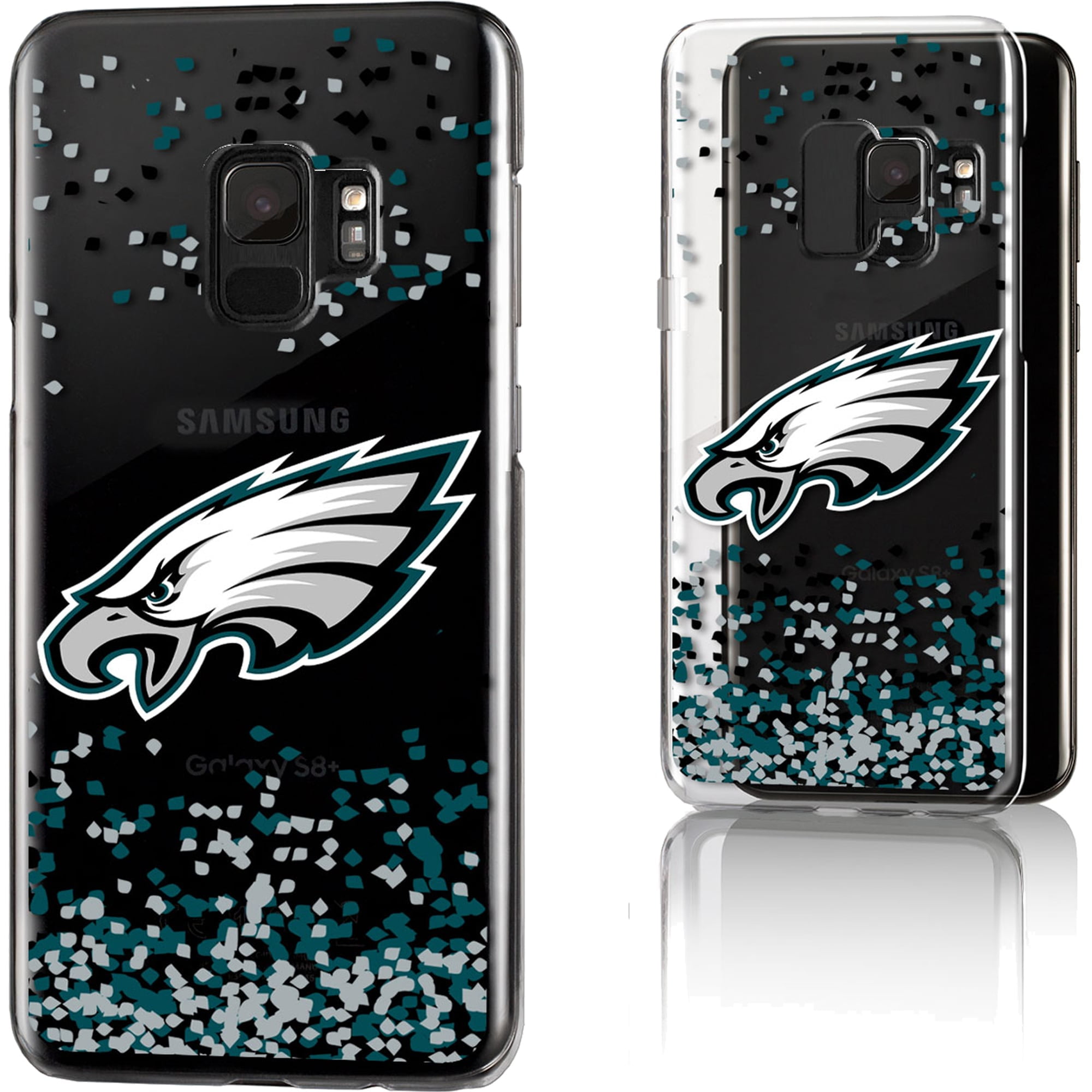Philadelphia Eagles Galaxy Clear Case with Confetti Design - Walmart.com