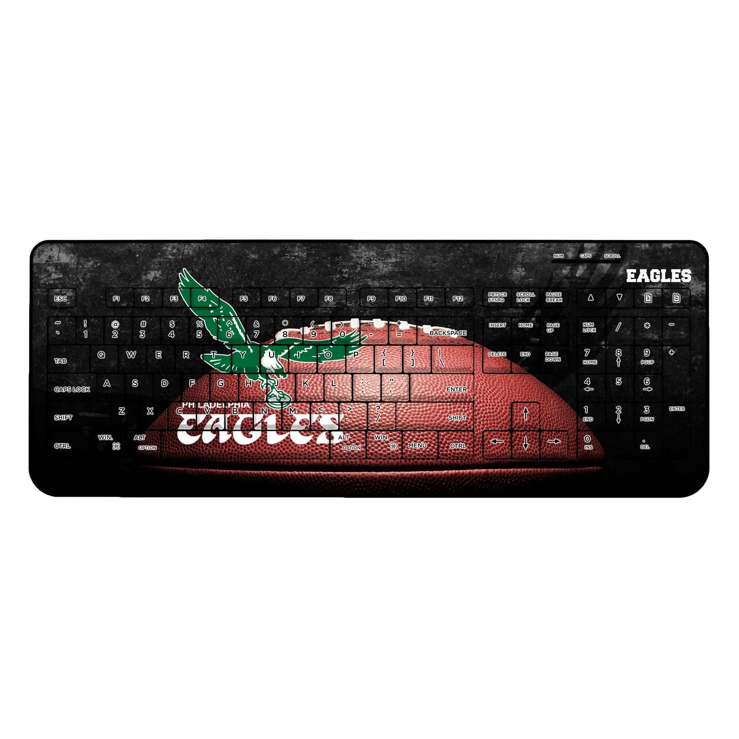 Keyscaper Philadelphia Eagles Legendary Design Wireless Keyboard, MAC ...
