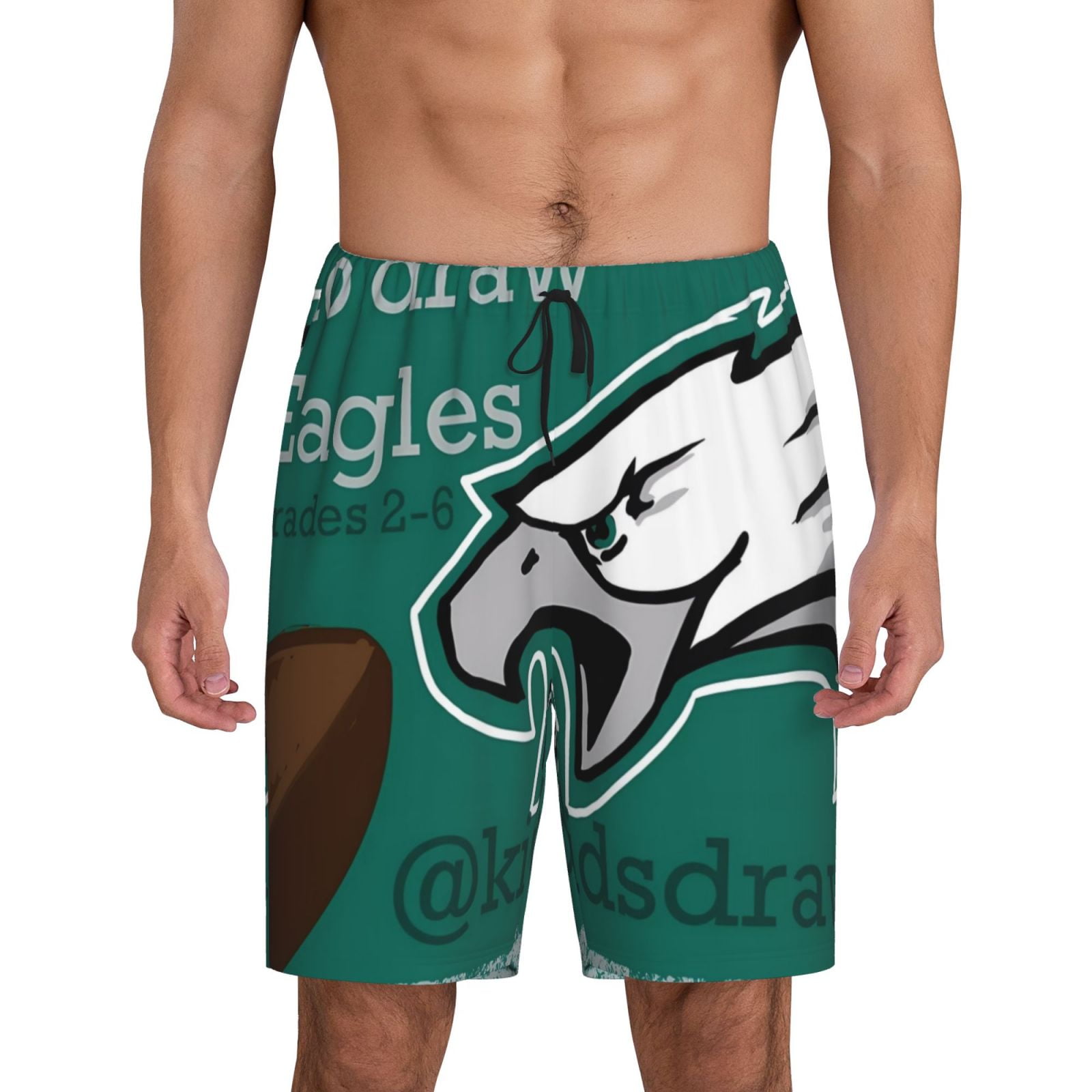 Philadelphia_Eagles Men's Short Pajama Pants Sports Short Football Team ...
