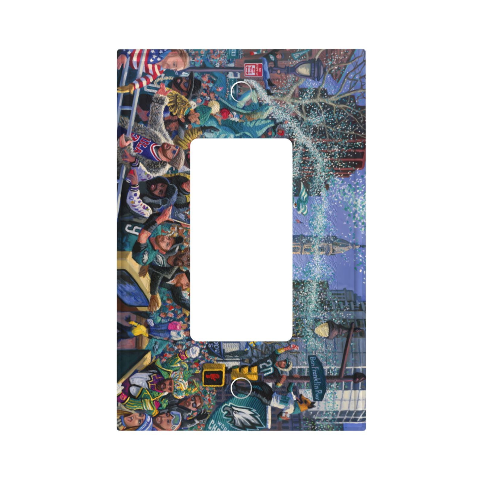 Eagles Switching Lights Single Leather Roman Frame Switch Panel Wall ...