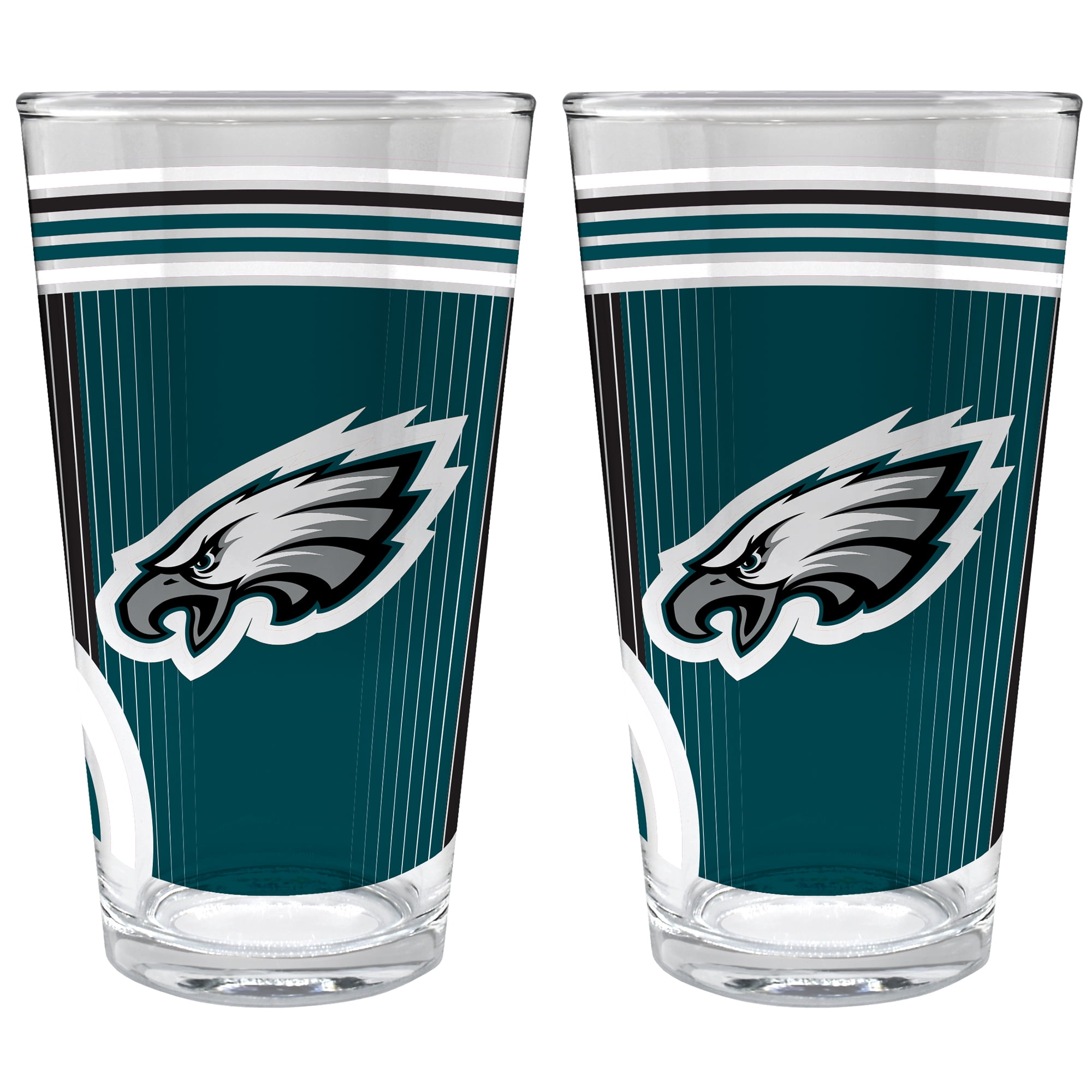 Great American Products NFL Philadelphia Eagles Drinking Two-Piece 16oz ...