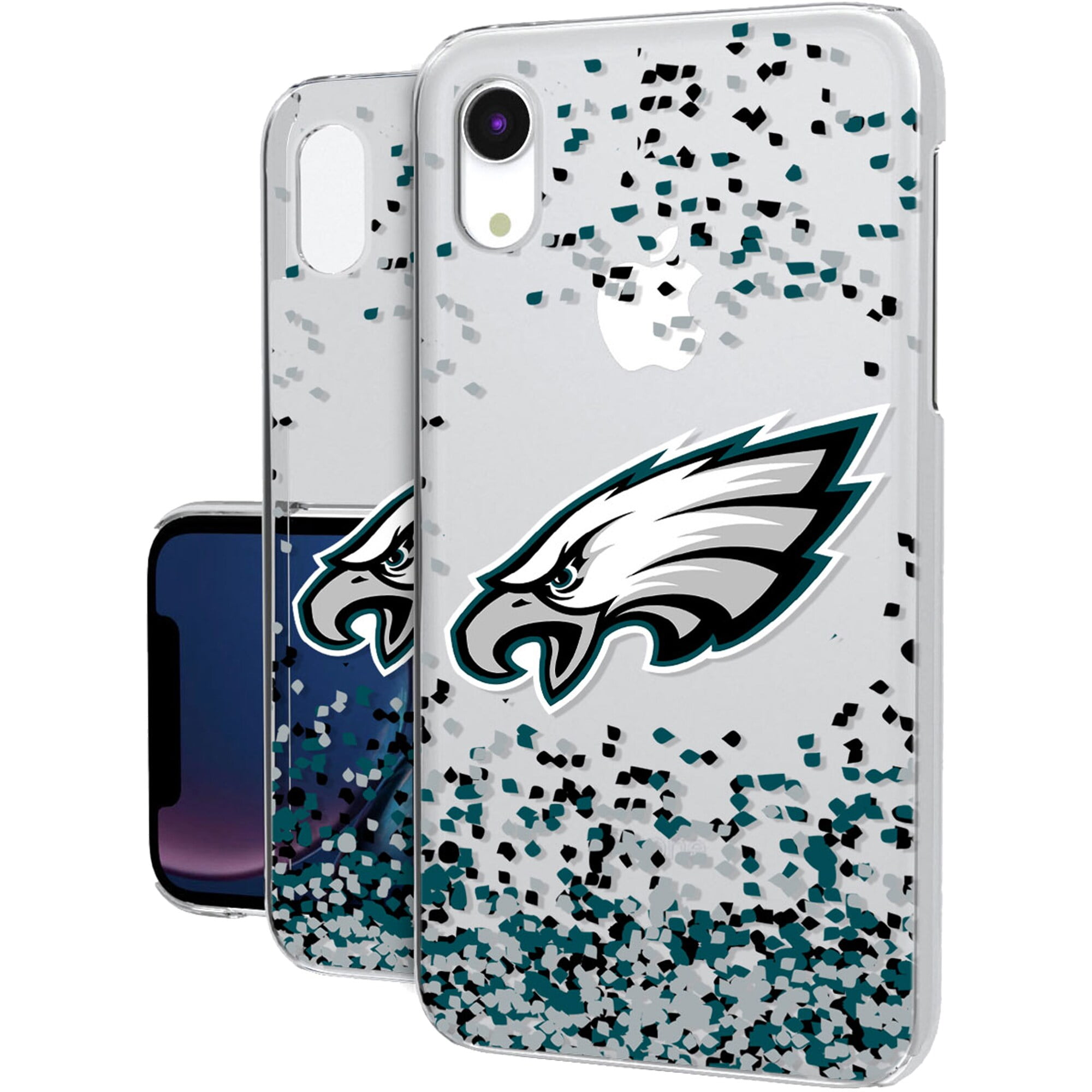 Philadelphia Eagles iPhone Clear Case with Confetti Design - Walmart.com