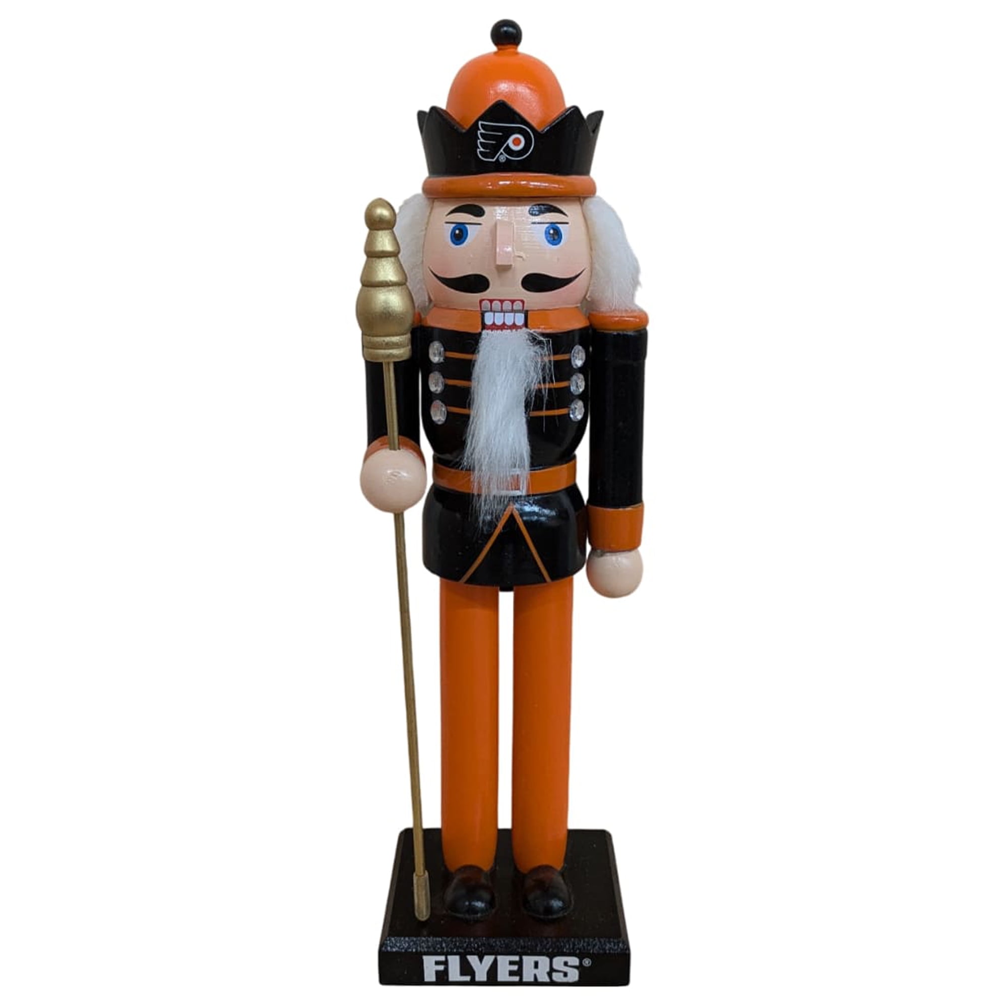 Philadelphia Flyers 12" Wooden Nutcracker Statue - Walmart.com