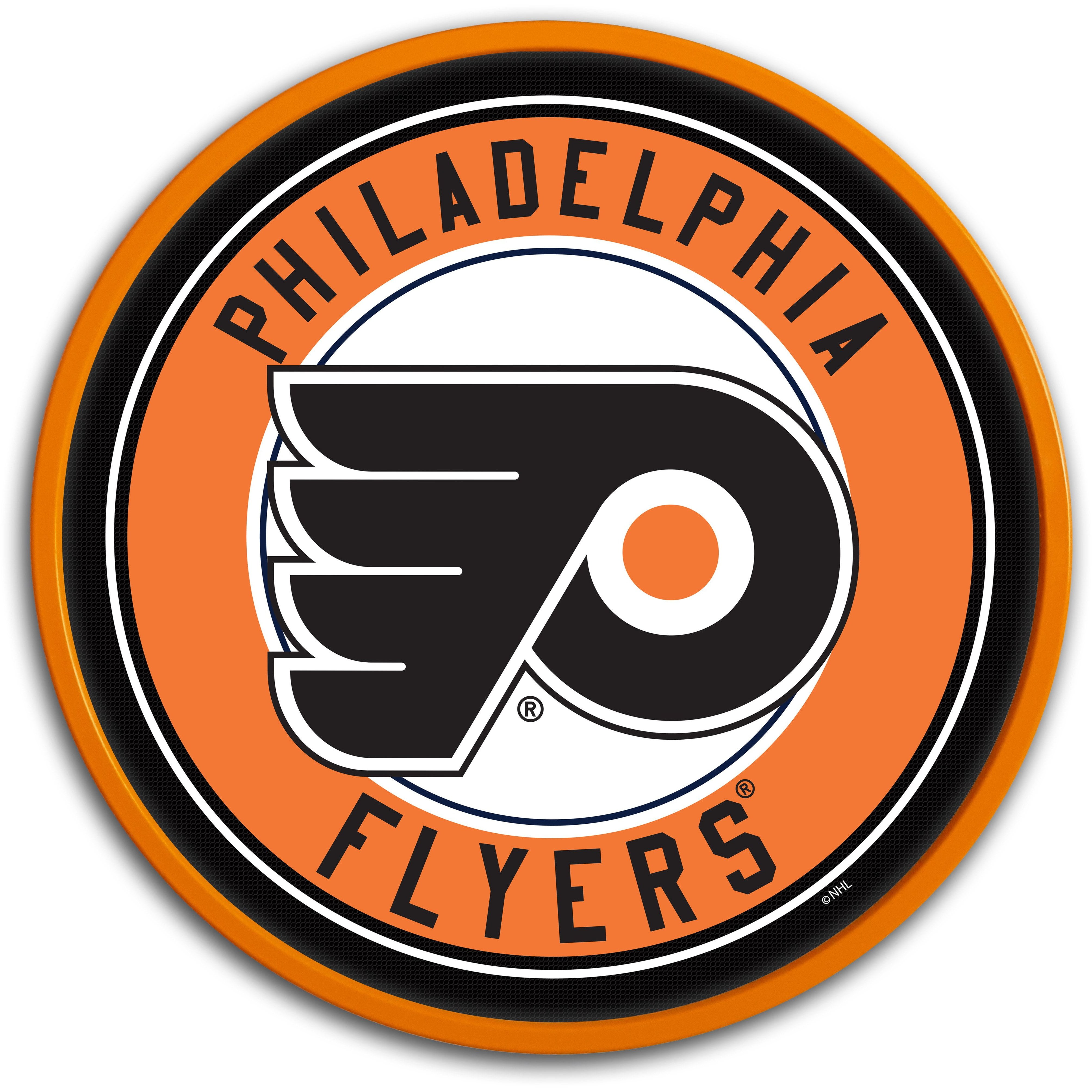 Philadelphia Flyers 17.5'' x 17.5'' Modern Disc Wall Sign - Walmart.com