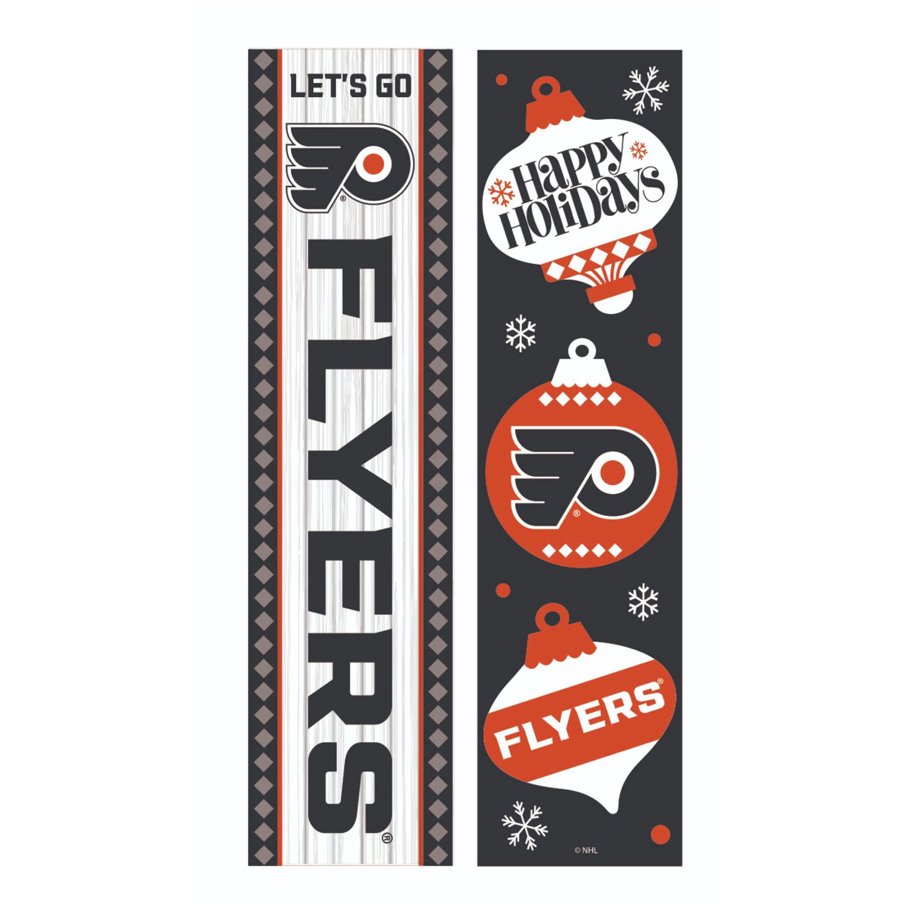 Philadelphia Flyers 47" Double Sided Christmas Leaner Fan Sign ...