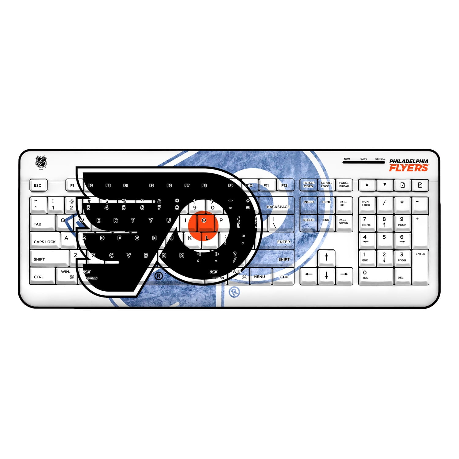 Philadelphia Flyers Ice Tilt Wireless Keyboard - Walmart.com