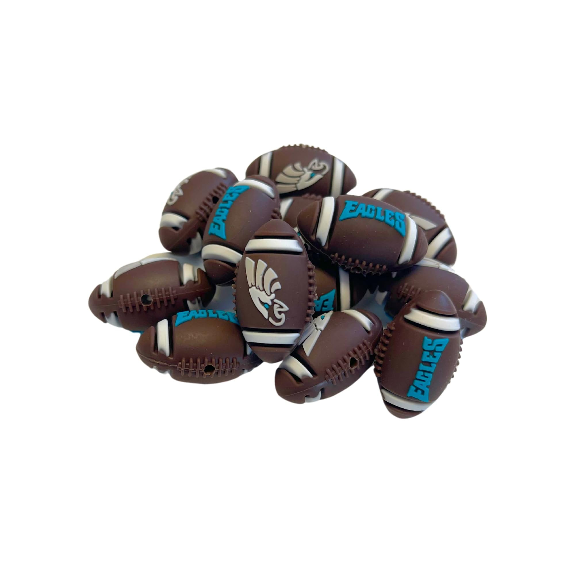 Philadelphia Focal Bead Sports Football Shaped 12pk 1.16 for Bulk ...