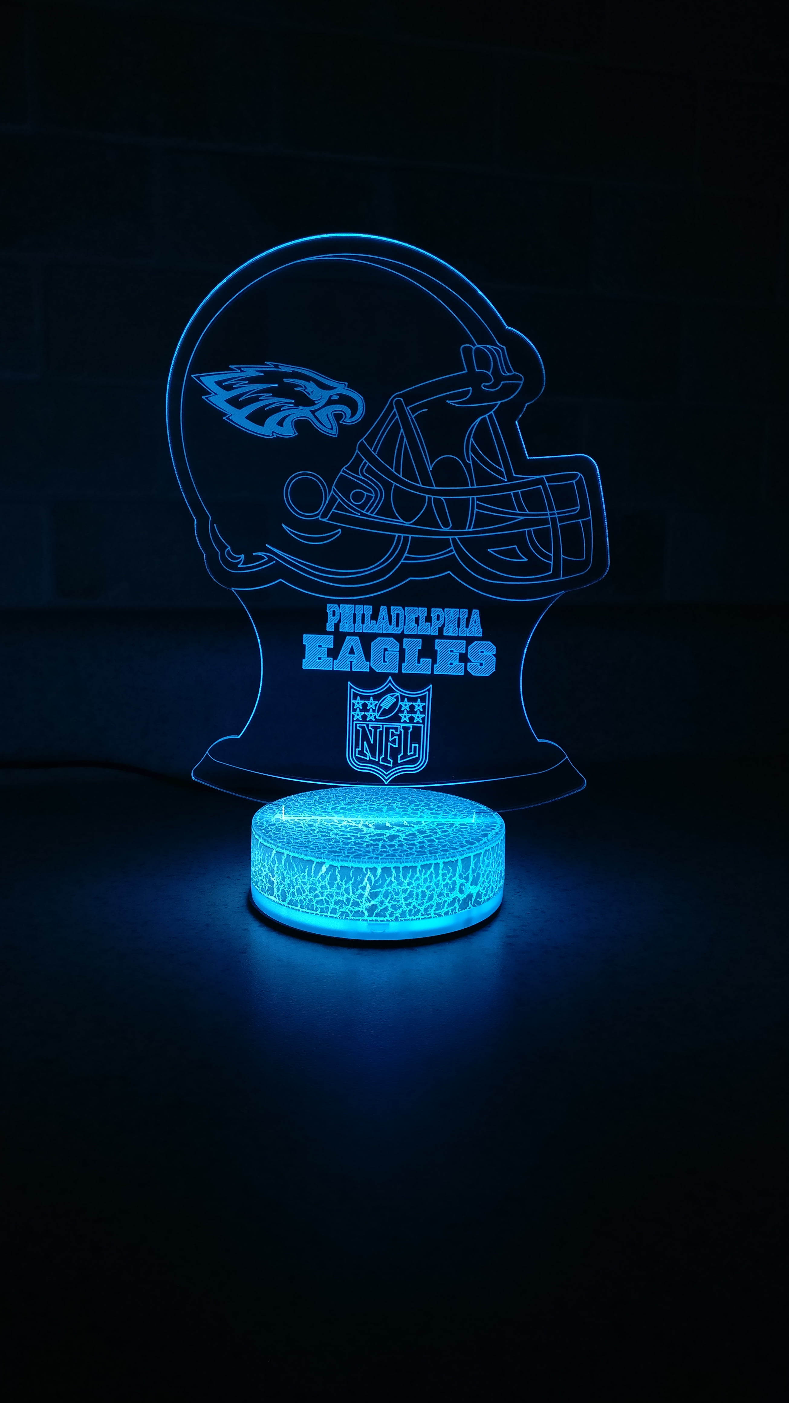 Philadelphia Eagles 3D LED Night Light, Color Changing Room Lamp for ...