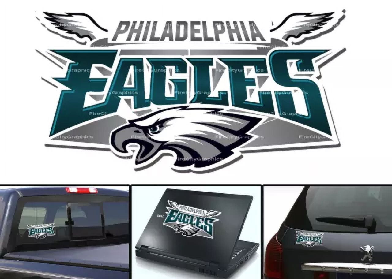Philadelphia Football Team Sticker Decal Car Truck Window Wall Body ...