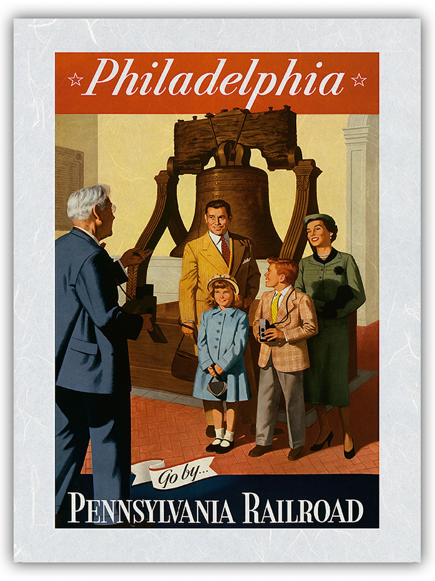 Philadelphia - Go by... Pennsylvania Railroad - Vintage Railroad Travel ...