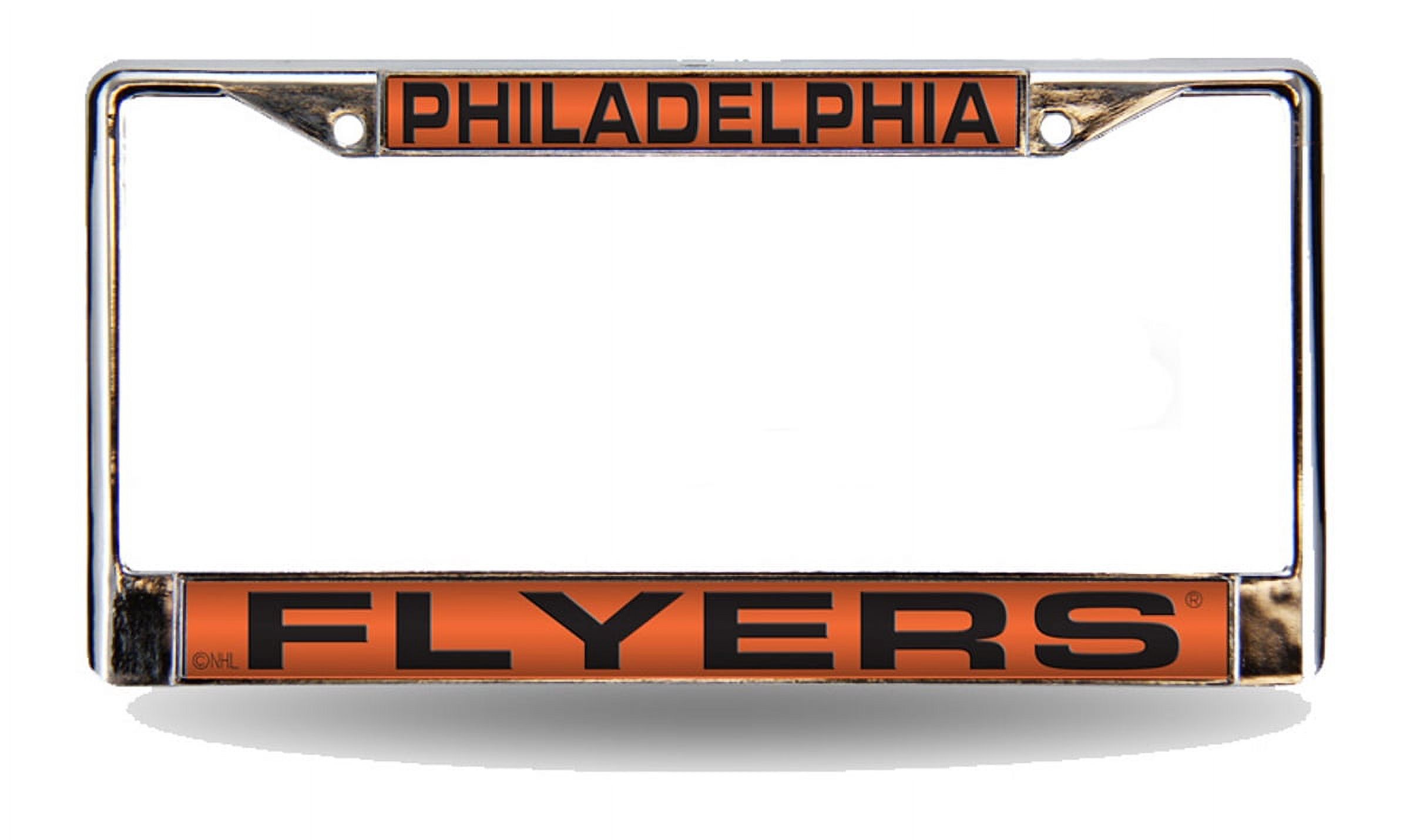 Philadelphia Hockey Flyers Chrome Metal Laser Cut License Plate Frame ...