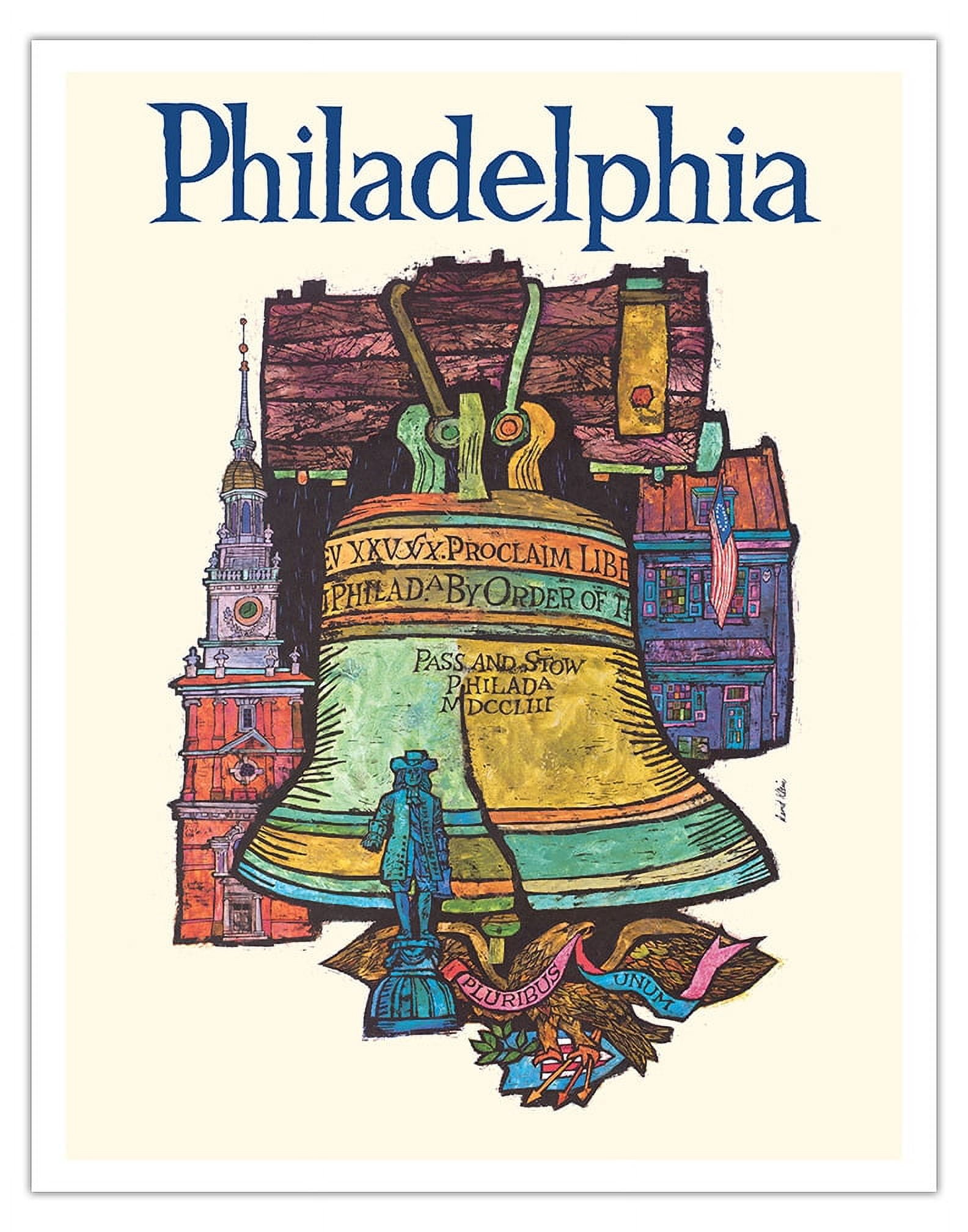 Philadelphia Liberty Bell at Independence Hall - Vintage Airline Travel ...