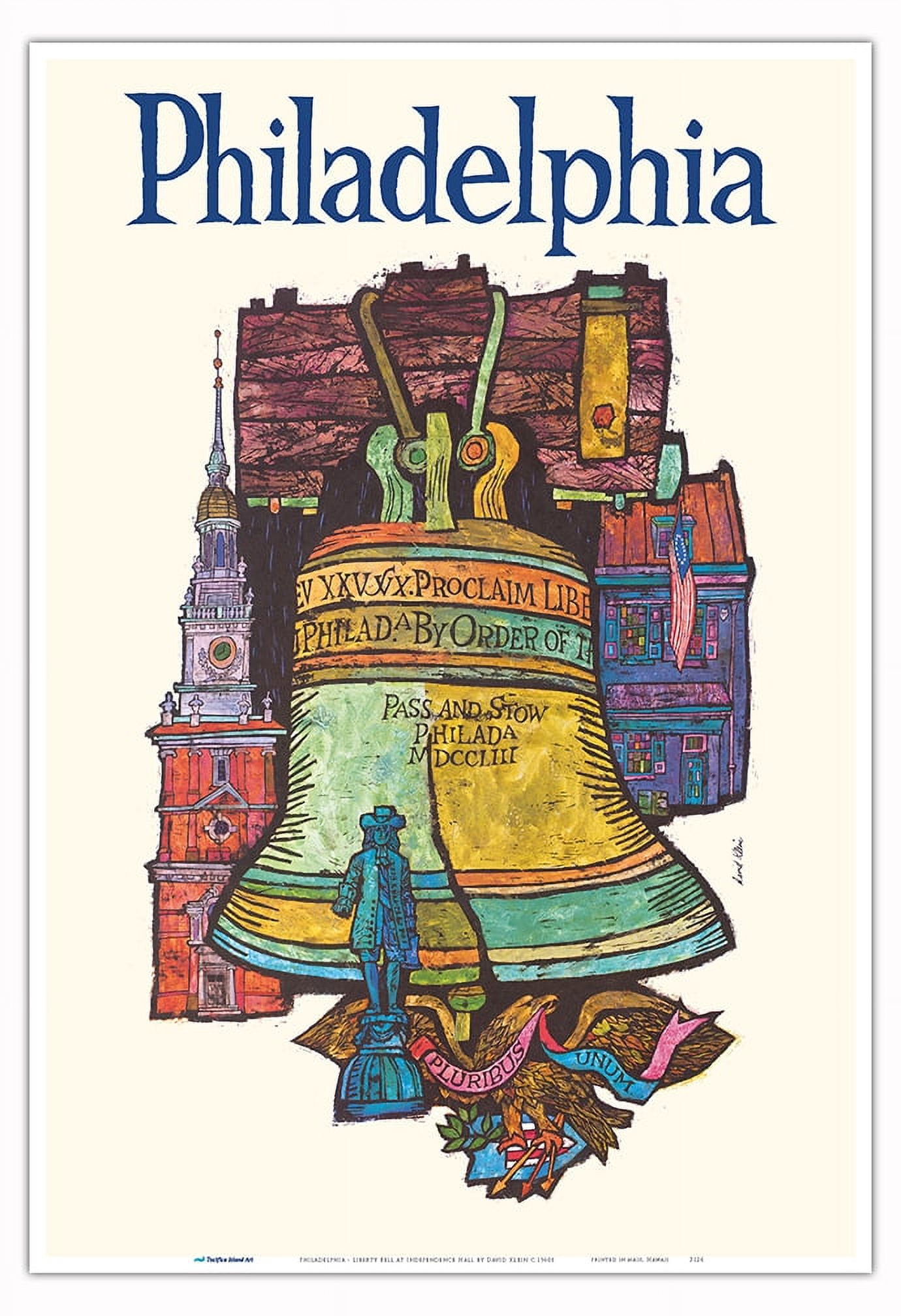 Philadelphia Liberty Bell at Independence Hall - Vintage Airline Travel ...