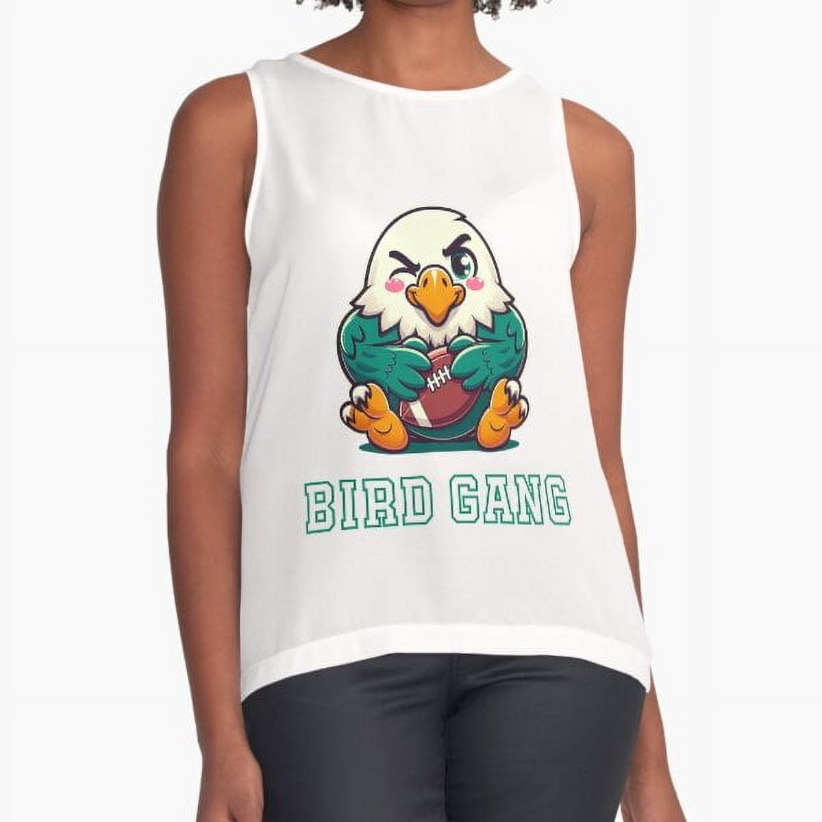 Philadelphia Love Birg Gang Cute Kawaii [Green] Sleeveless Top ...