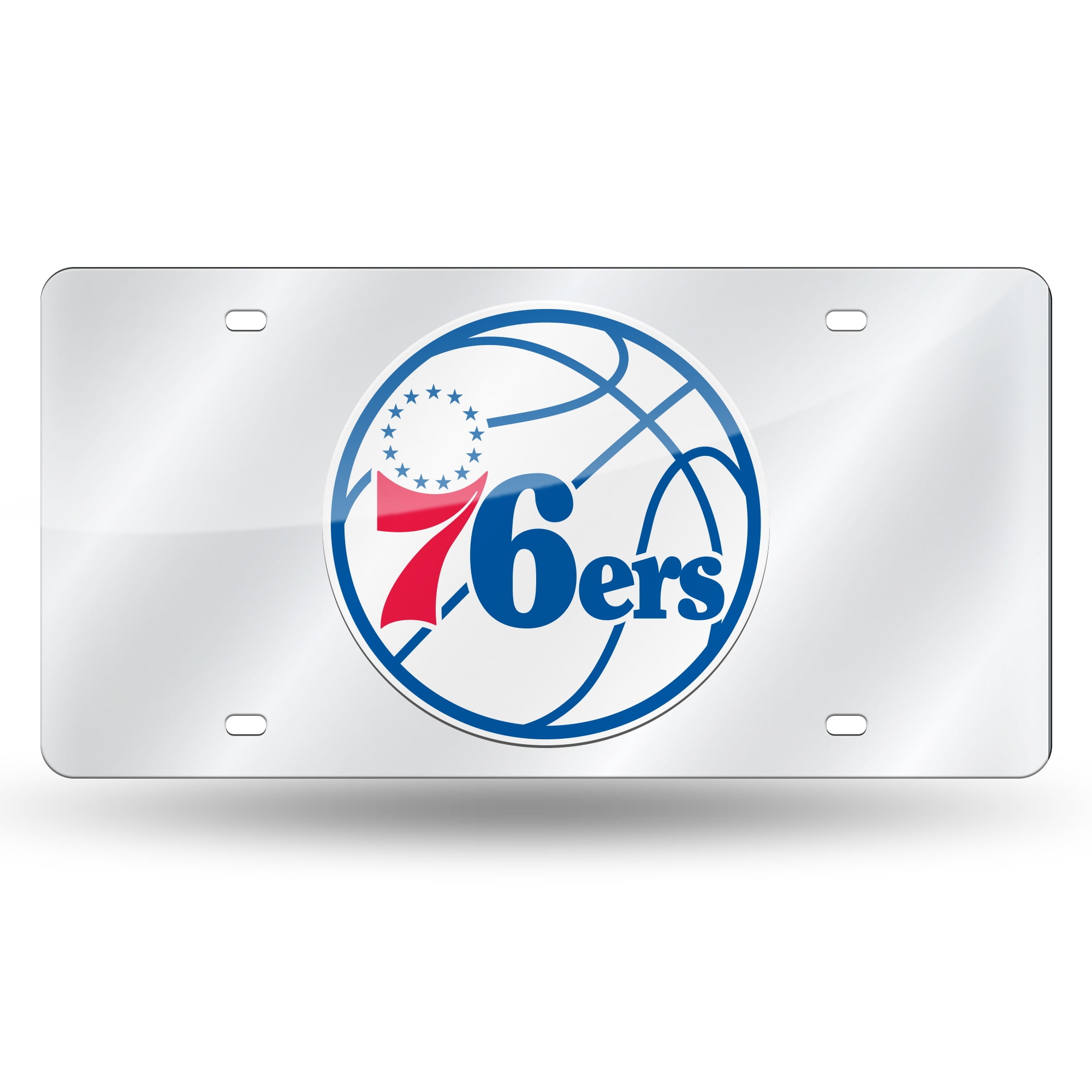 Philadelphia Basketball 76'ers Mirrored Laser Cut License Plate Laser ...