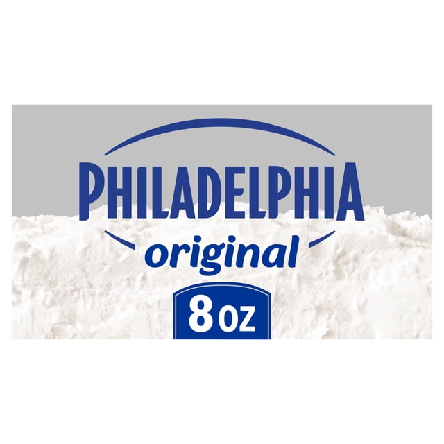 Philadelphia Cream Cheese 8 oz | Bakery cream cheese supply - Walmart ...