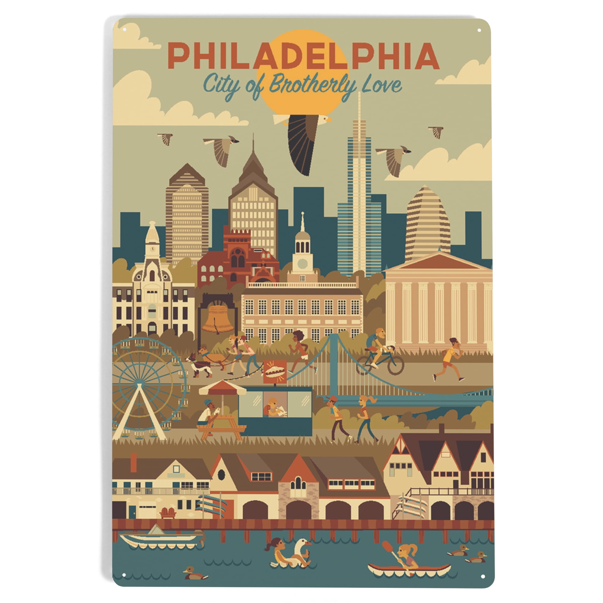 Philadelphia, Pennsylvania, City of Brotherly Love, Geometric City ...