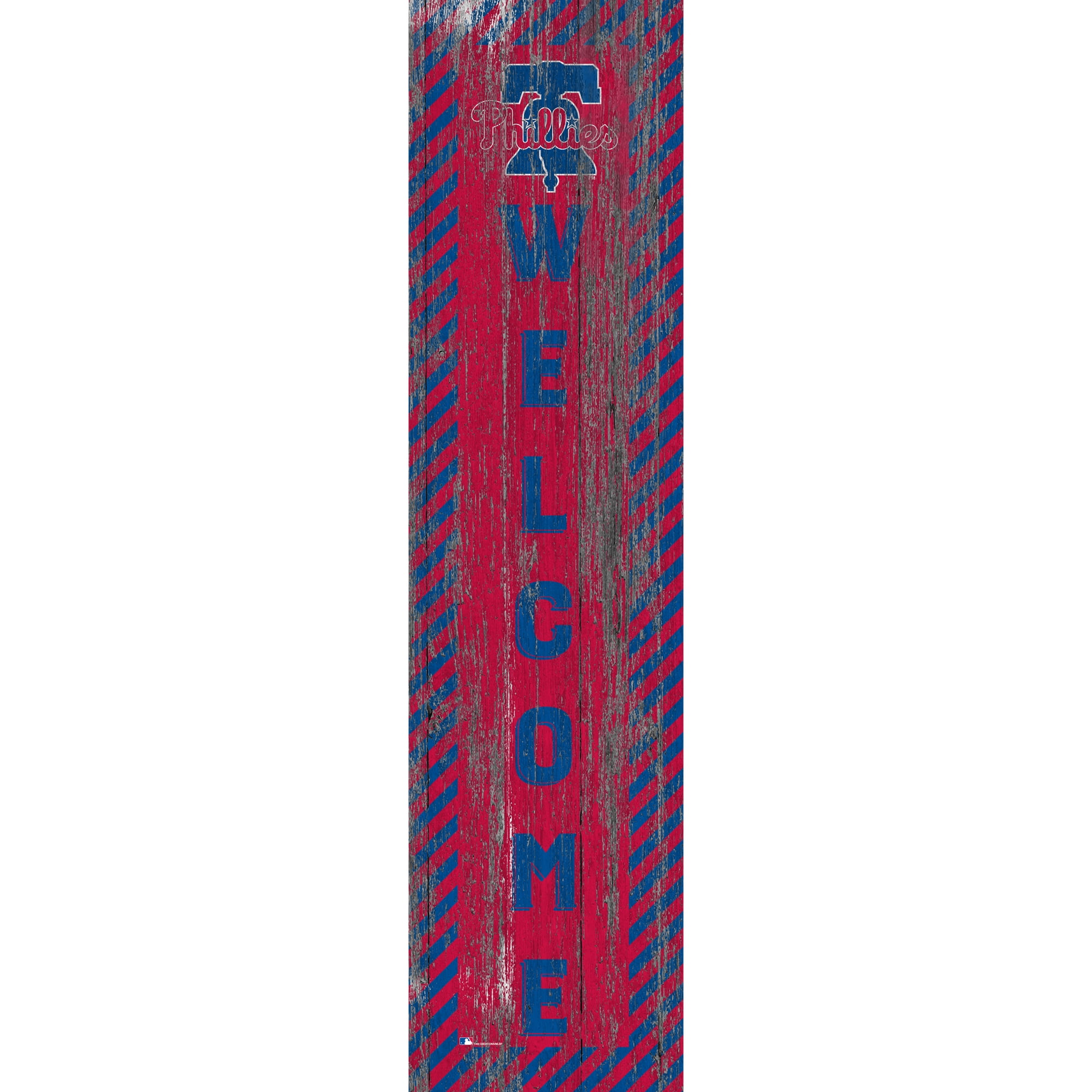 Philadelphia Phillies 12'' x 48'' Door Leaner Welcome Sign - Walmart.com