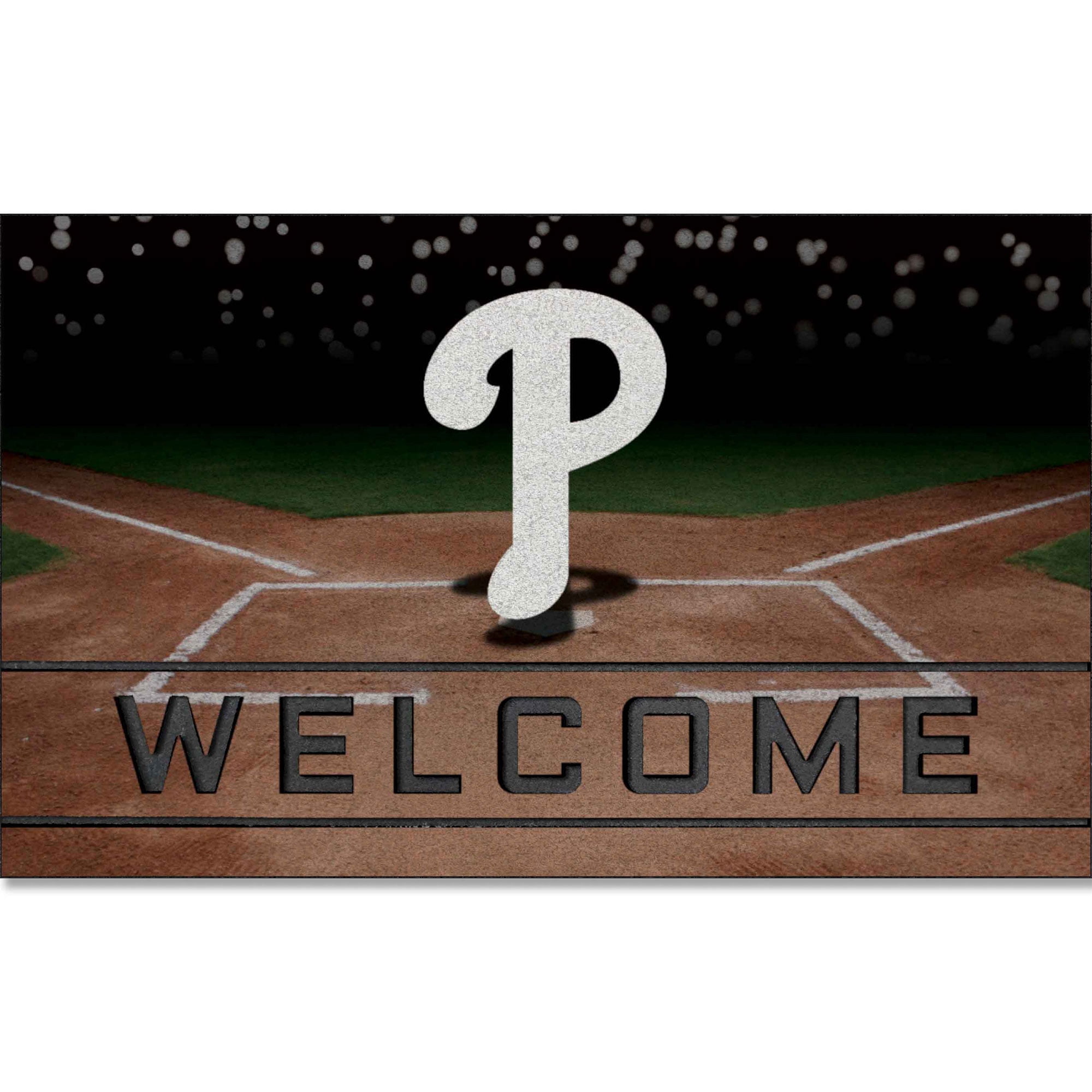 Philadelphia Phillies 18" x 30" Crumb Rubber Door Mat - Walmart.com