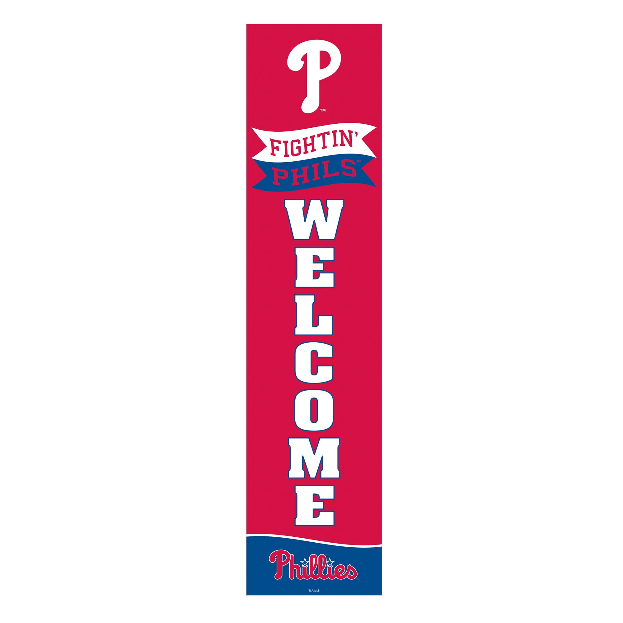Philadelphia Phillies 47" Fan Chant Porch Leaner Welcome Wall Sign ...