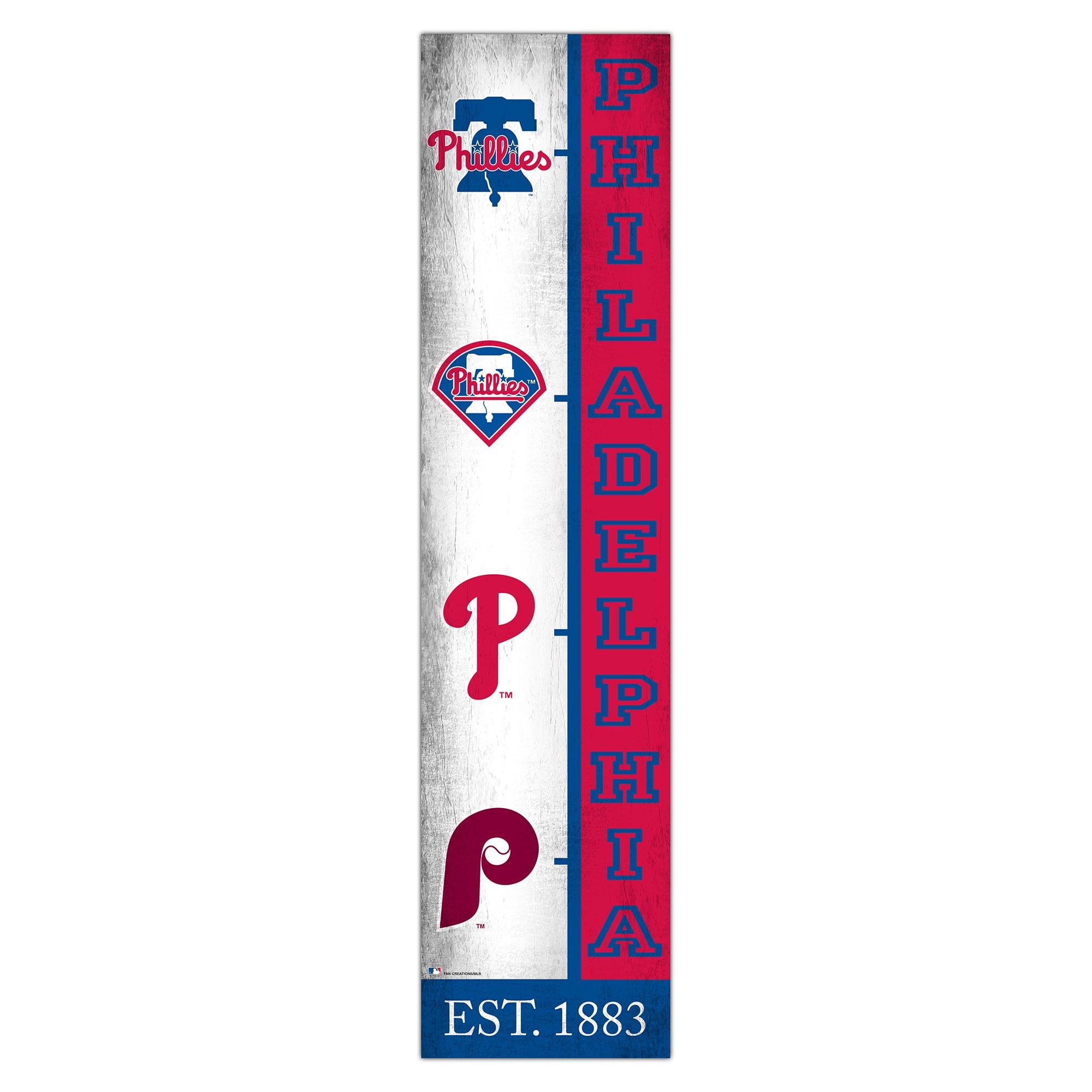 Philadelphia Phillies 6" x 24" Progression Wood Sign - Walmart.com