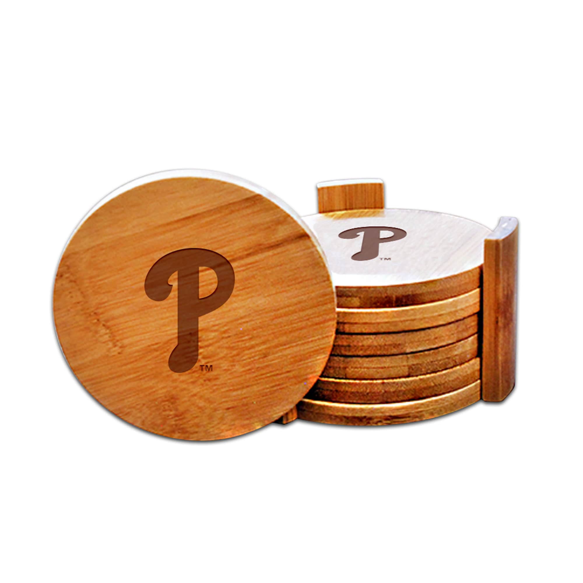 Philadelphia Phillies Bamboo Coaster Set - Walmart.com