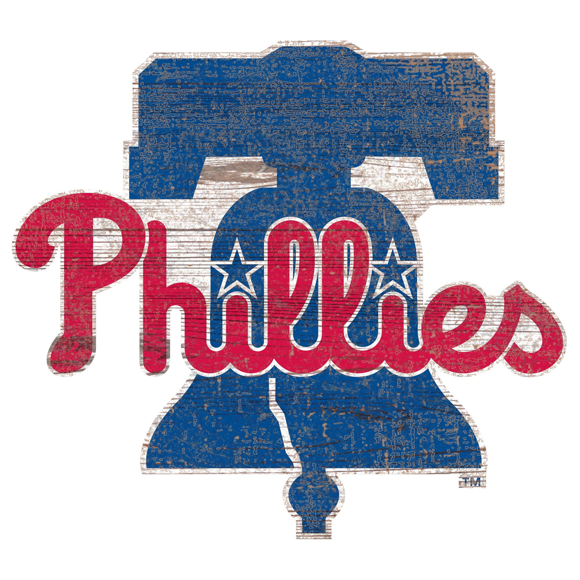 Philadelphia Phillies Distressed Logo Cutout Sign - Walmart.com