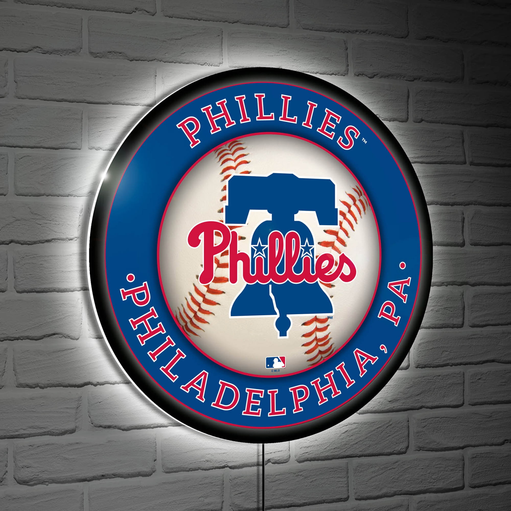 Philadelphia Phillies LED XL Round Wall D-cor - Walmart.com