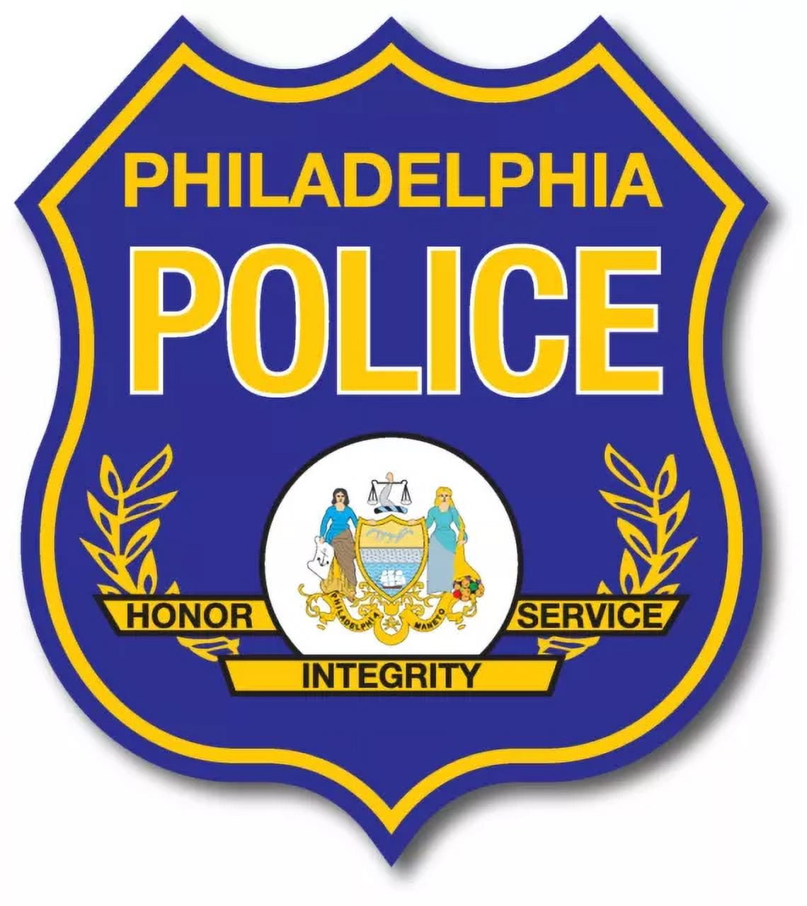 Philadelphia Police Department Decal Sticker Usa Truck Pennsylvania ...