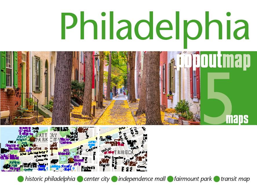Philadelphia Popout Map - Walmart.com