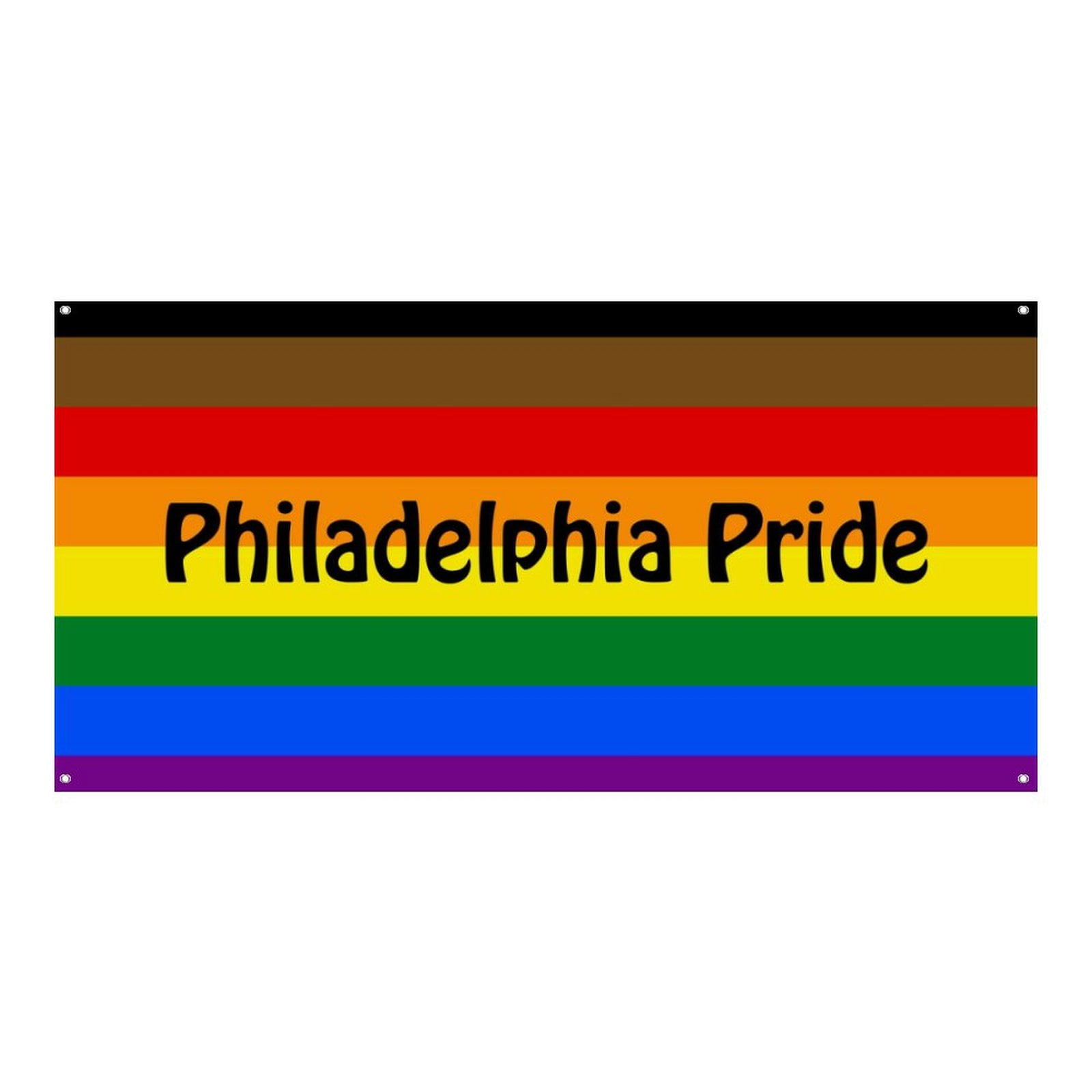 Philadelphia Pride Flag Banners Flag Hanging Backdrop Sign Wall ...