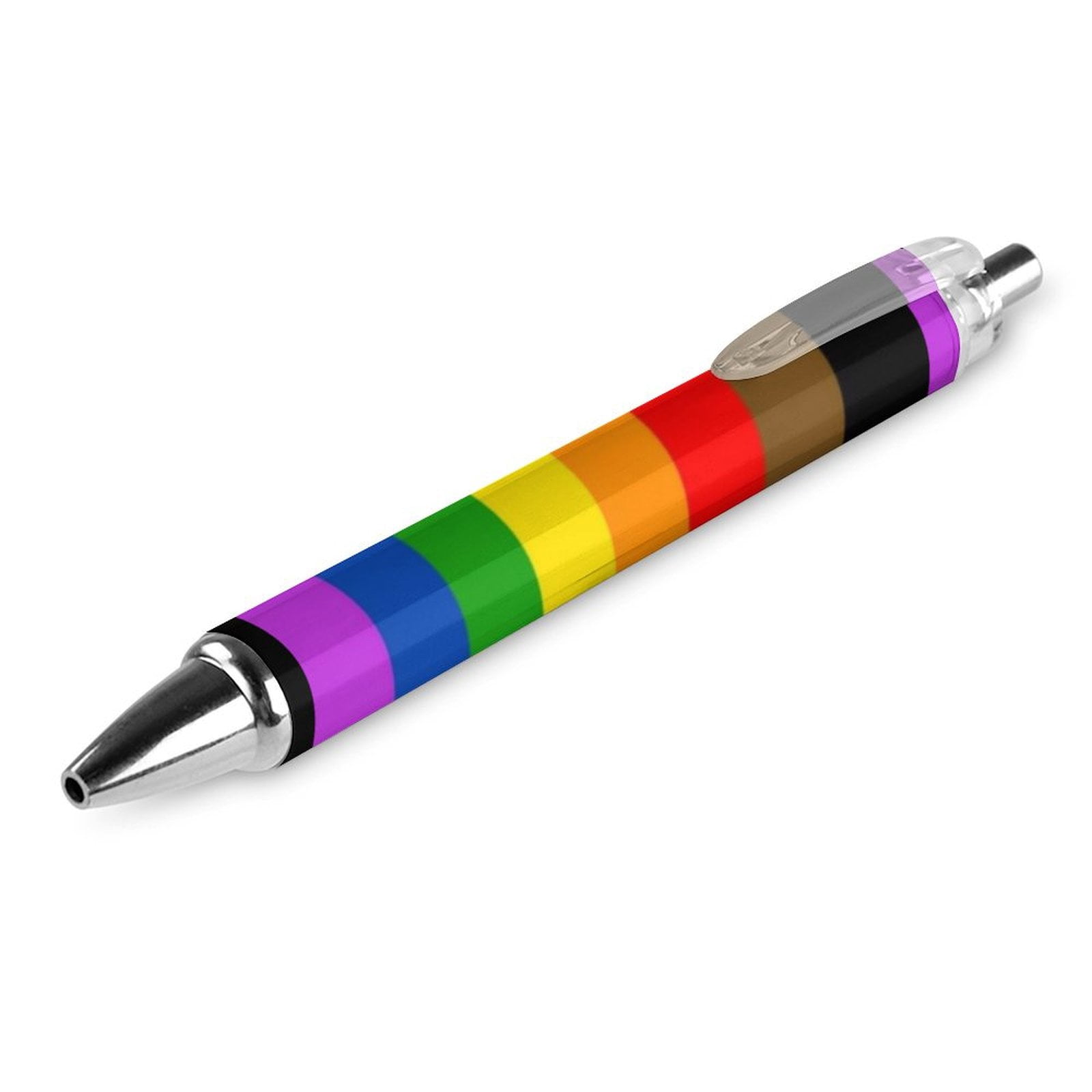 Philadelphia Pride Flag LGBTQ Ballpoint Pen Retractable Pens Black ...