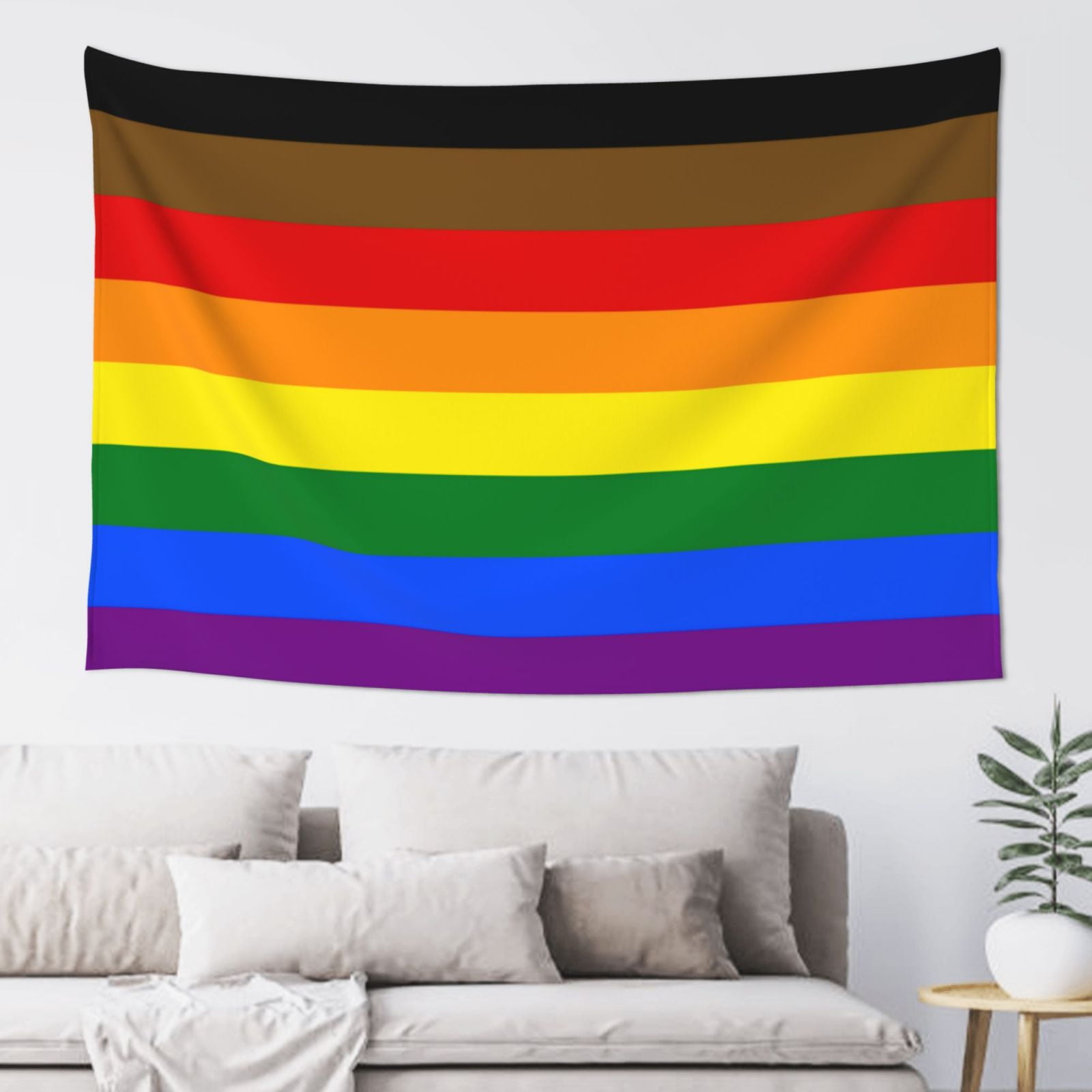Philadelphia Pride Flag Tapestry Banner Backdrop Flag Background ...