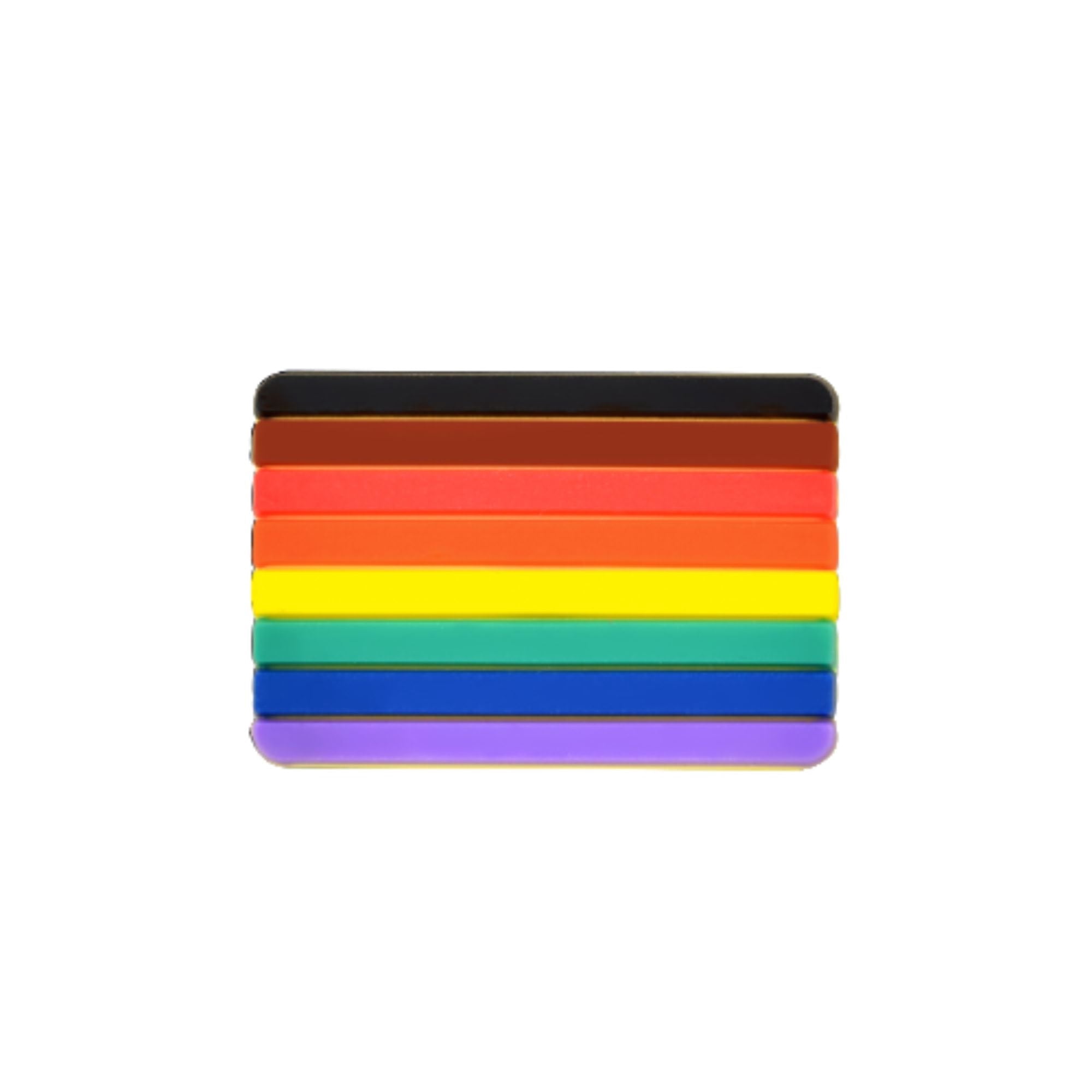 Philadelphia Pride Gay Pride Flag Silicone Pins - 2 Pack - Walmart.com