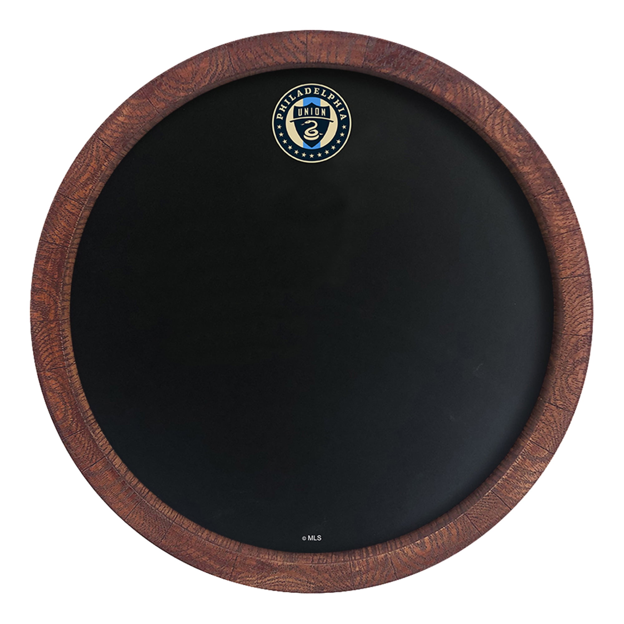Philadelphia Union 20.25'' Round Chalkboard Faux Barrel Top Sign ...