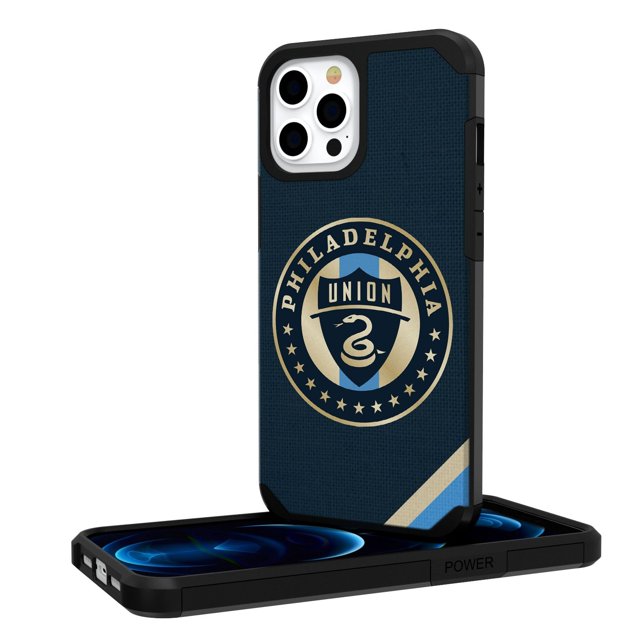 Philadelphia Union iPhone Diagonal Stripe Design Rugged Case - Walmart.com