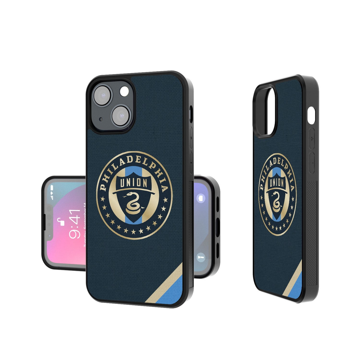 Philadelphia Union iPhone Diagonal Stripe Design Bump Case - Walmart.com