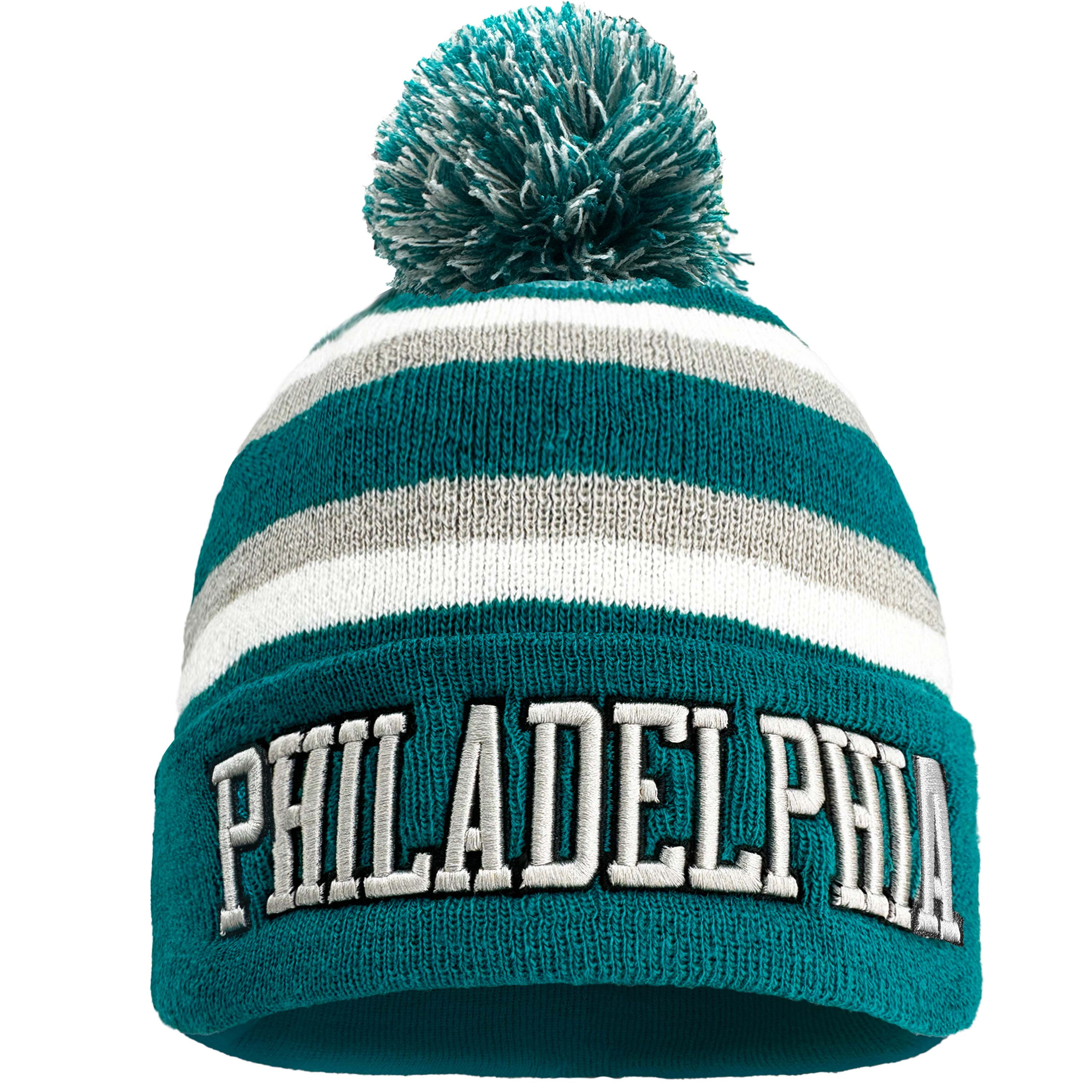 Philadelphia Winter Cities Beanie Hat Football Knit Cap Sport Fans ...