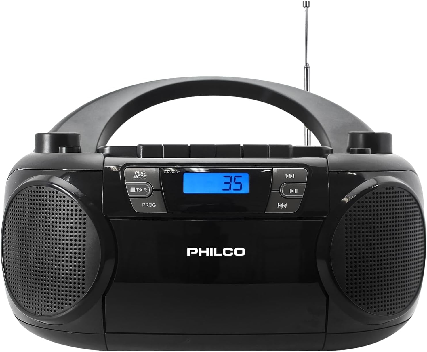 Philco Bluetooth CD Boombox with Cassette, MP3 CD USB Playback Retro ...