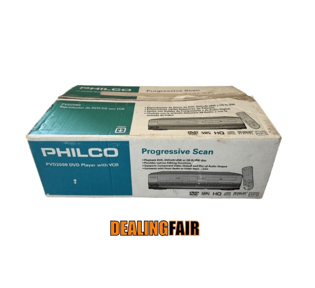 Philco PVD2000 DVD/VCR Combo Player - Walmart.com