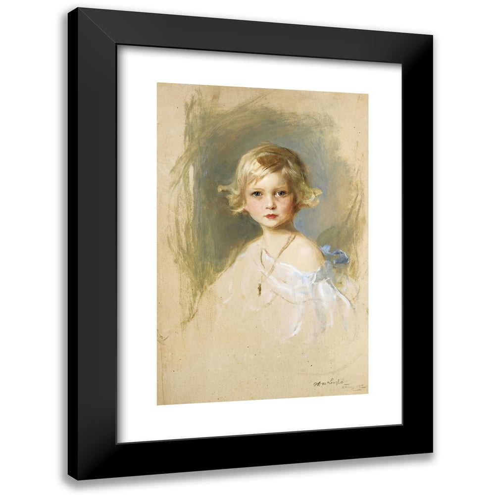 Philip Alexius de László 17x24 Black Modern Framed Museum Art Print ...