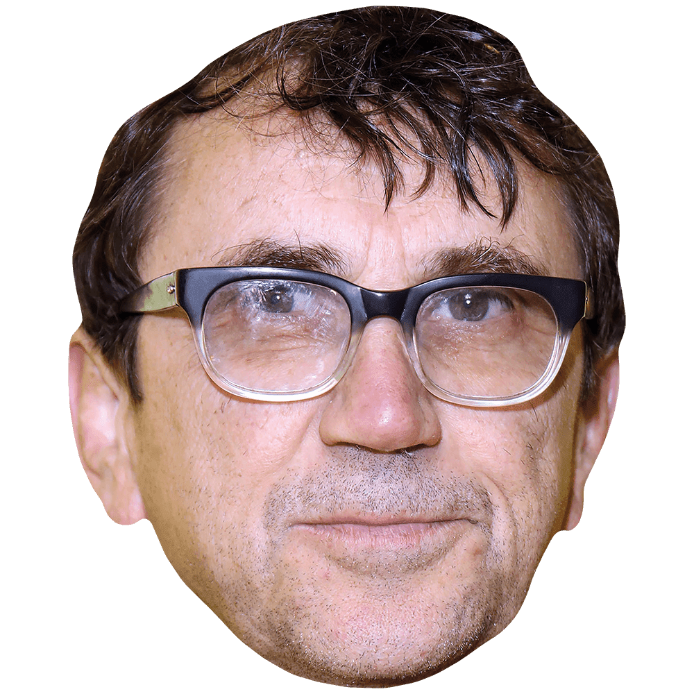 Philip Daniels (Glasses) Celebrity Mask, Flat Card Face, Fancy Dress Mask - Walmart.com