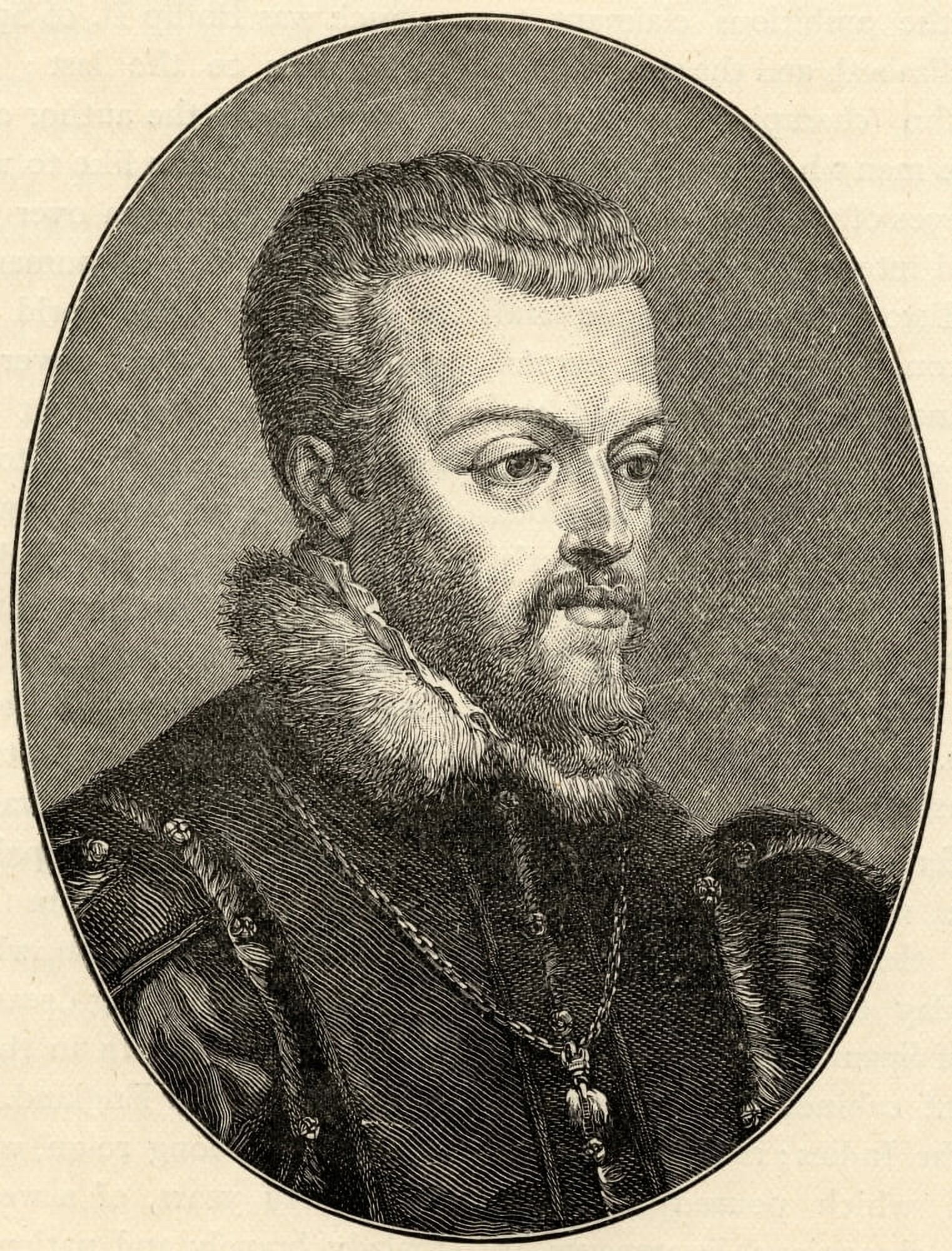 Philip Ii 1527-1598. King Of Spain. From The Portrait By Titian. Poster ...